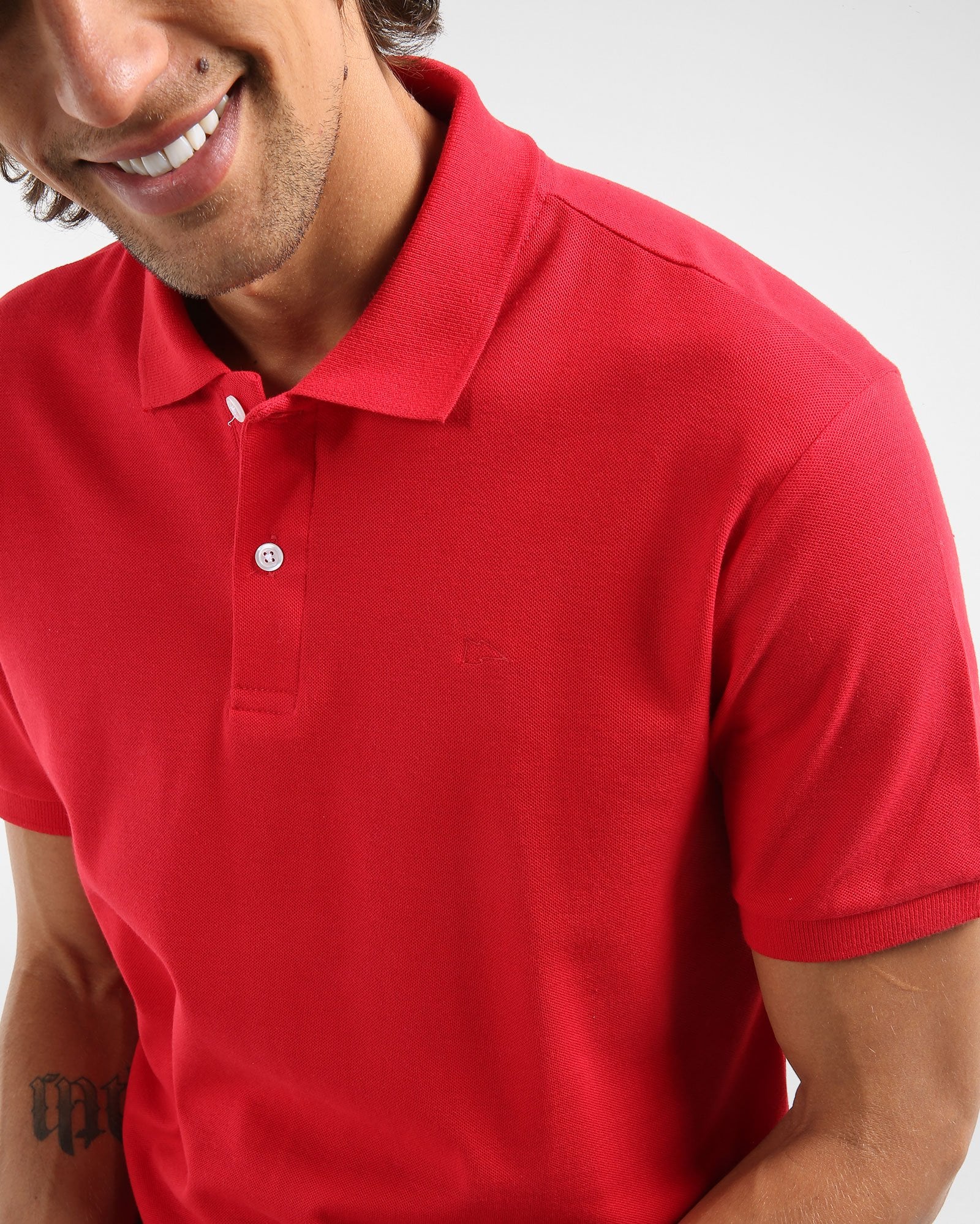 Riachuelo | Polo Básica - Vermelho