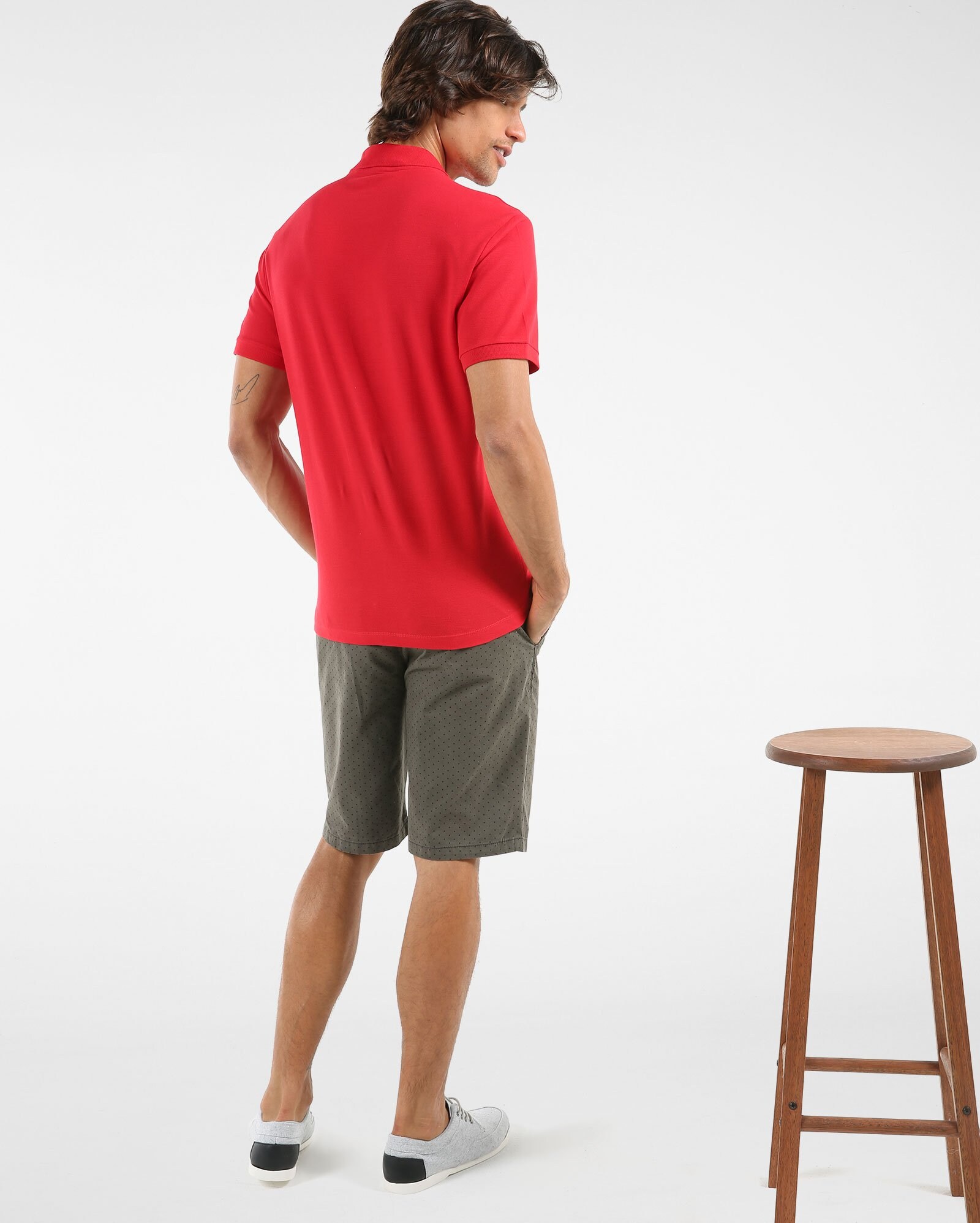 Riachuelo | Polo Básica - Vermelho