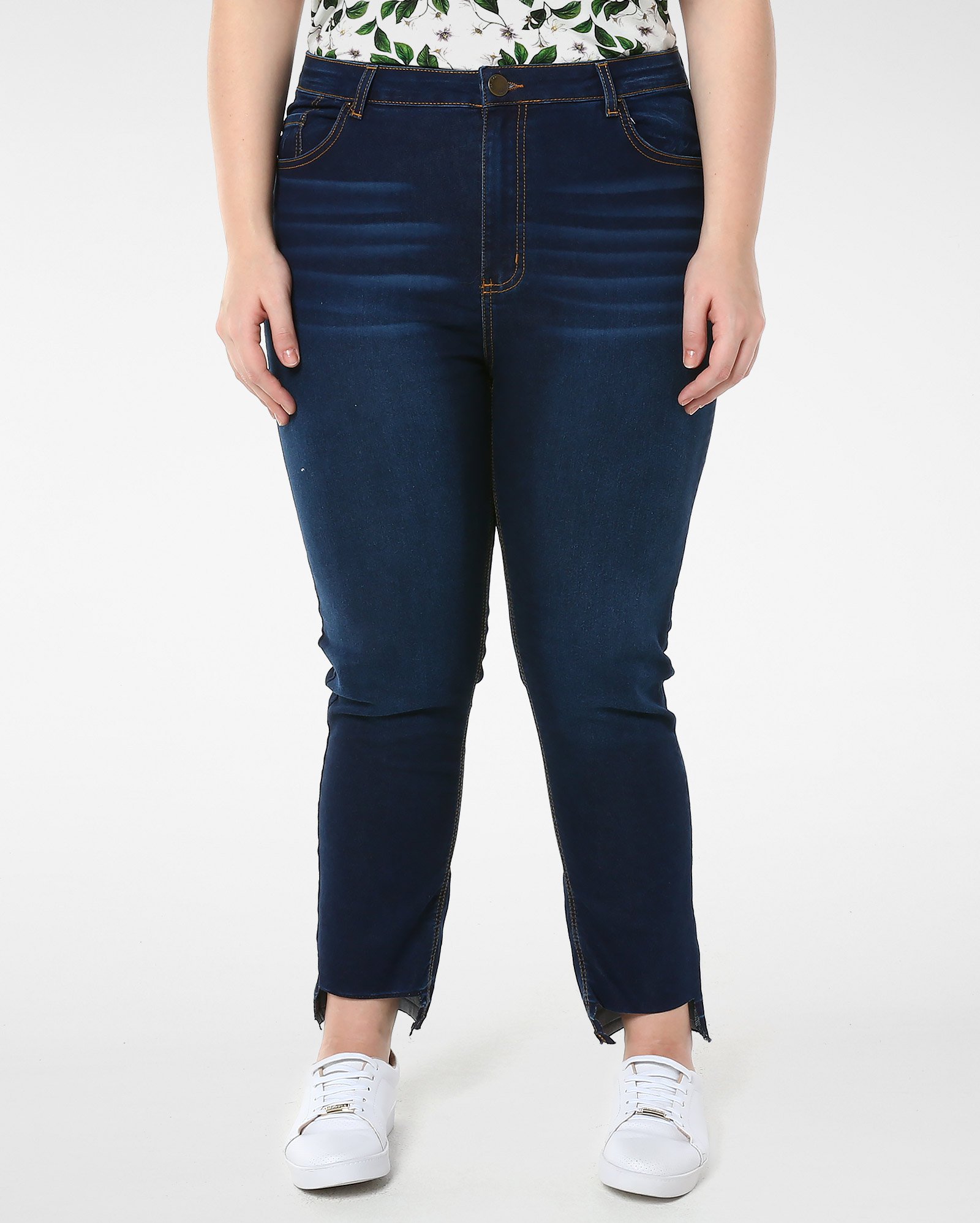 Riachuelo | Calça Jeans Cigarette Lavado Plus Size