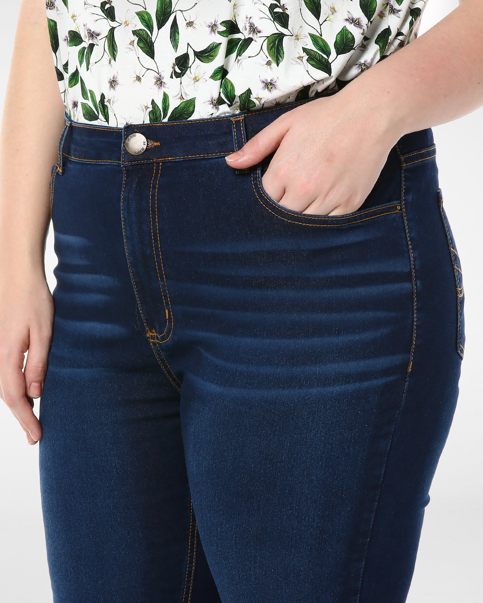 Riachuelo | Calça Jeans Cigarette Lavado Plus Size