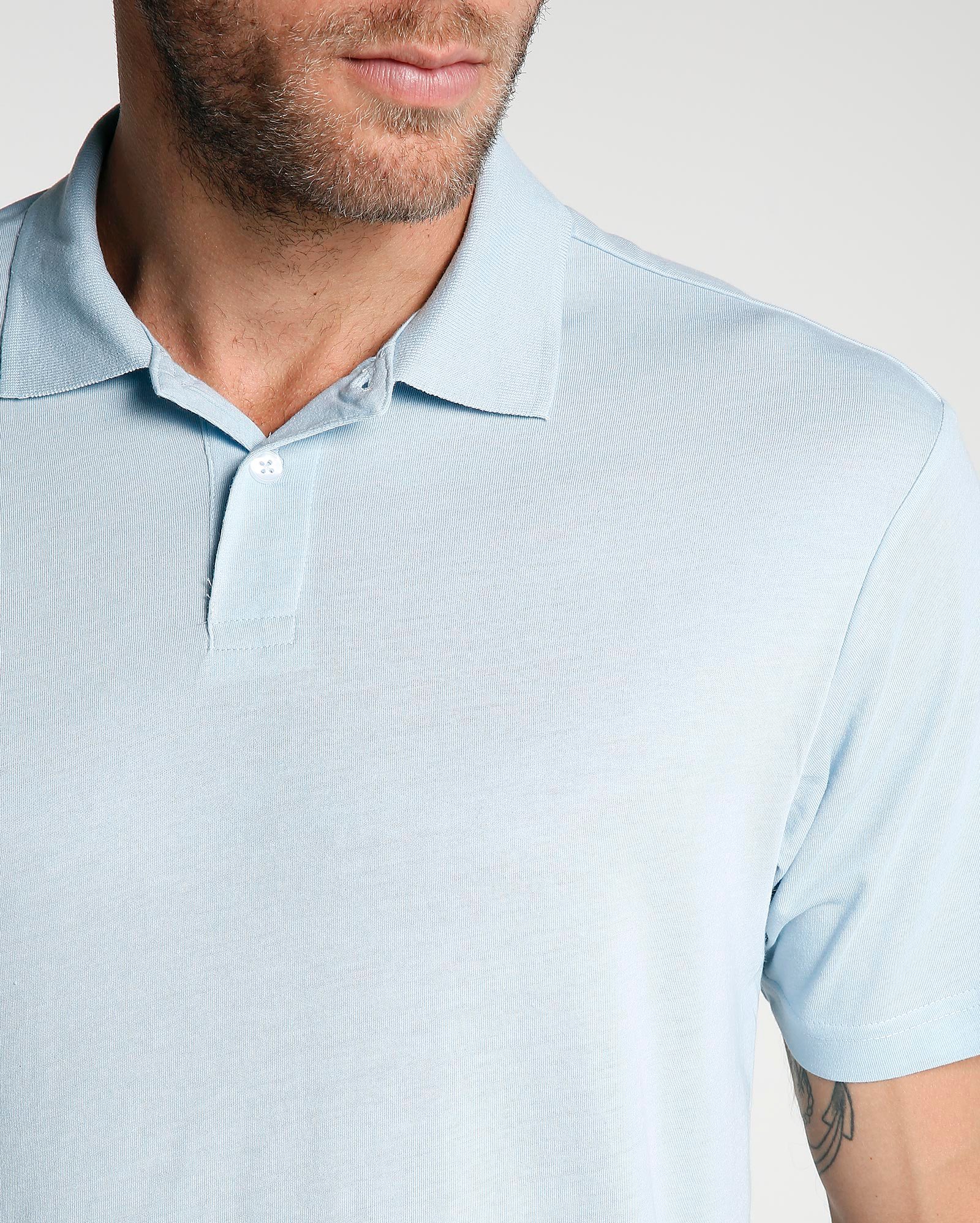 Riachuelo | Camisa Polo Color - Azul Bebê