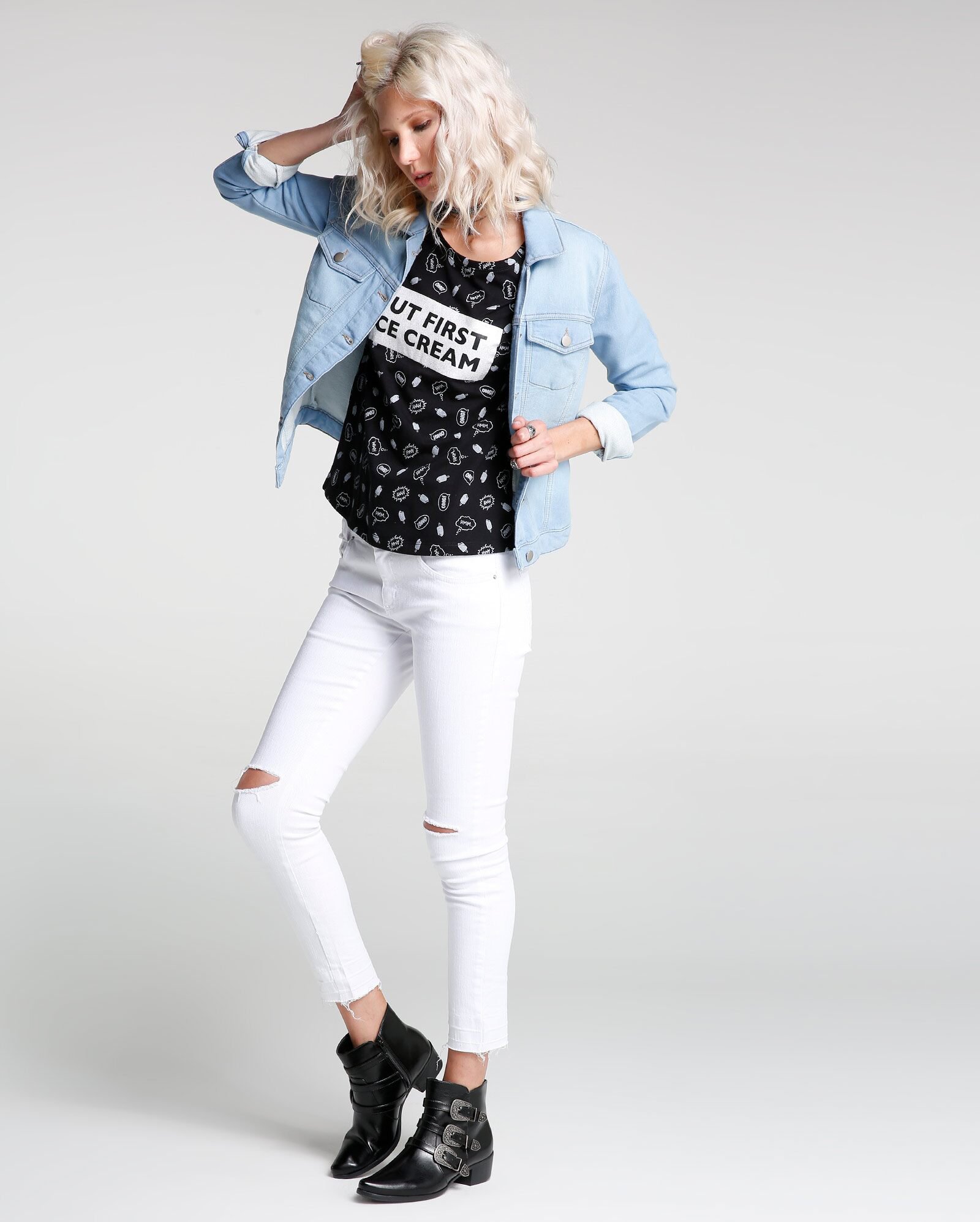 Riachuelo | Blusa But First Ice Cream