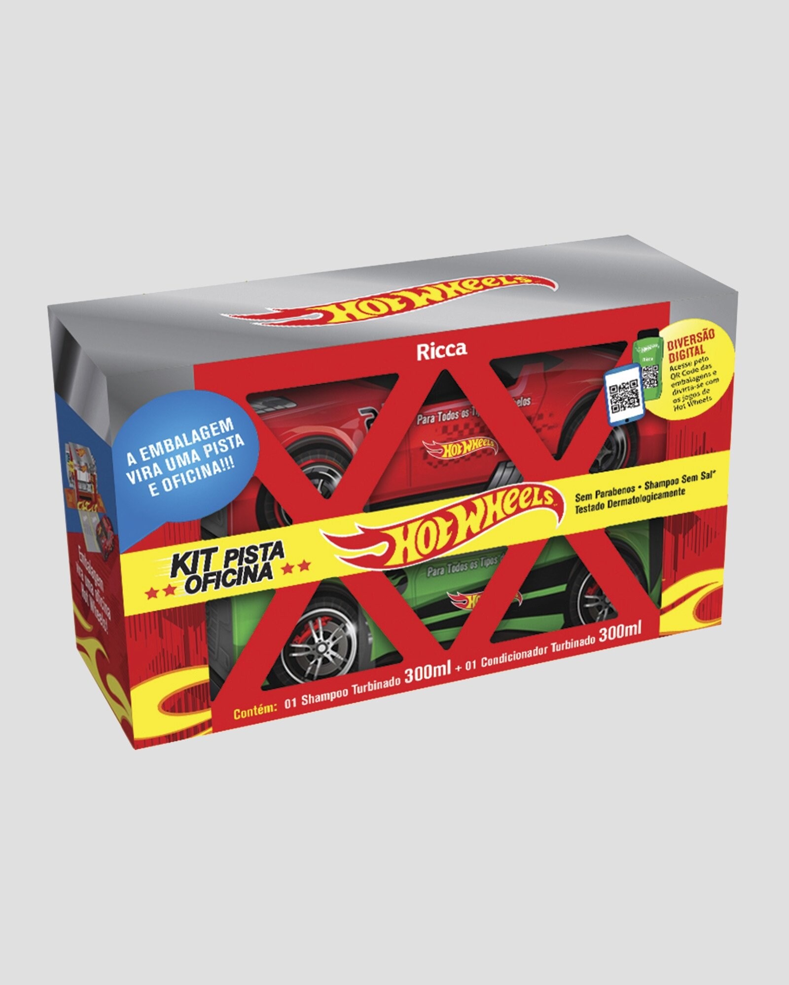 Riachuelo | Kit Shampoo + Condicionador Pista Hot Wheels Ricca