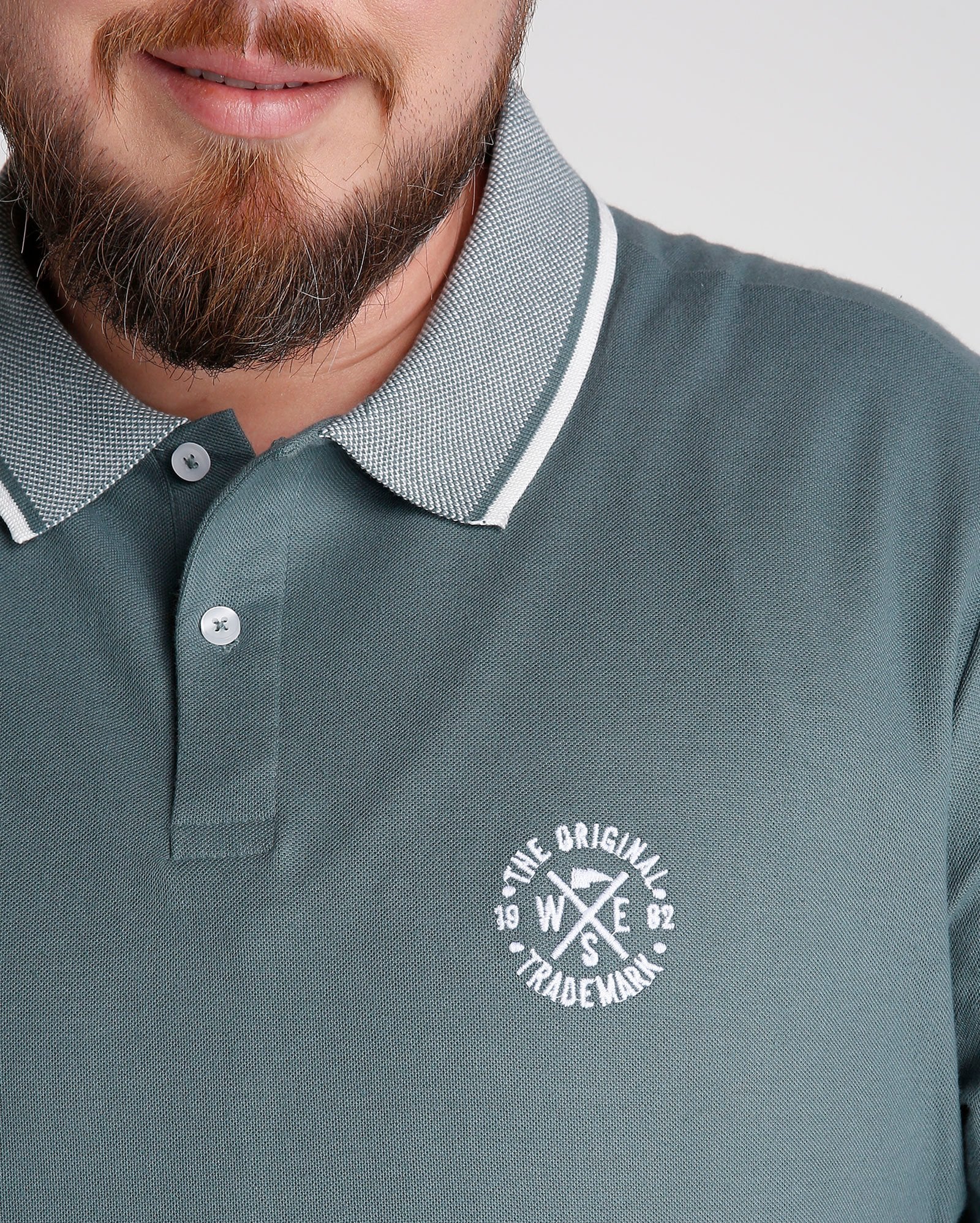 Riachuelo | Camisa Polo Plus Size Bordado - Verde