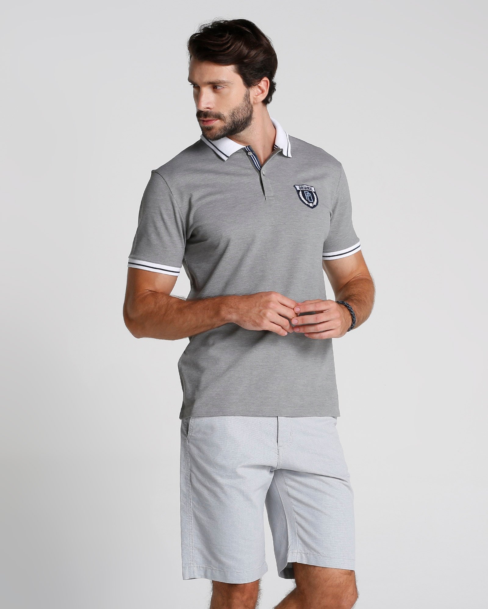 Riachuelo | Camisa Polo Malha Bordado