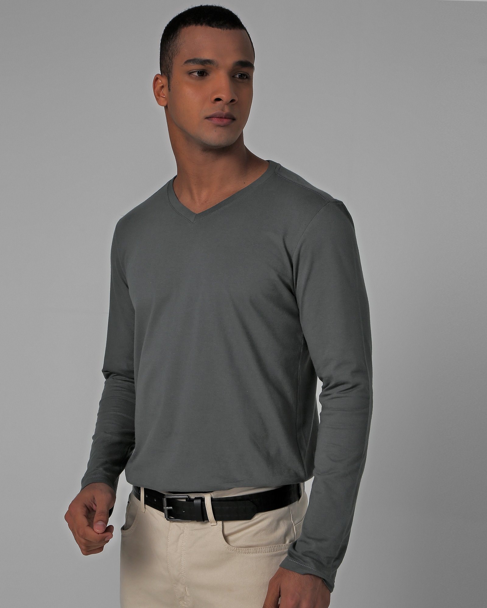 Riachuelo | Camiseta masculina Essencial Regular - cinza