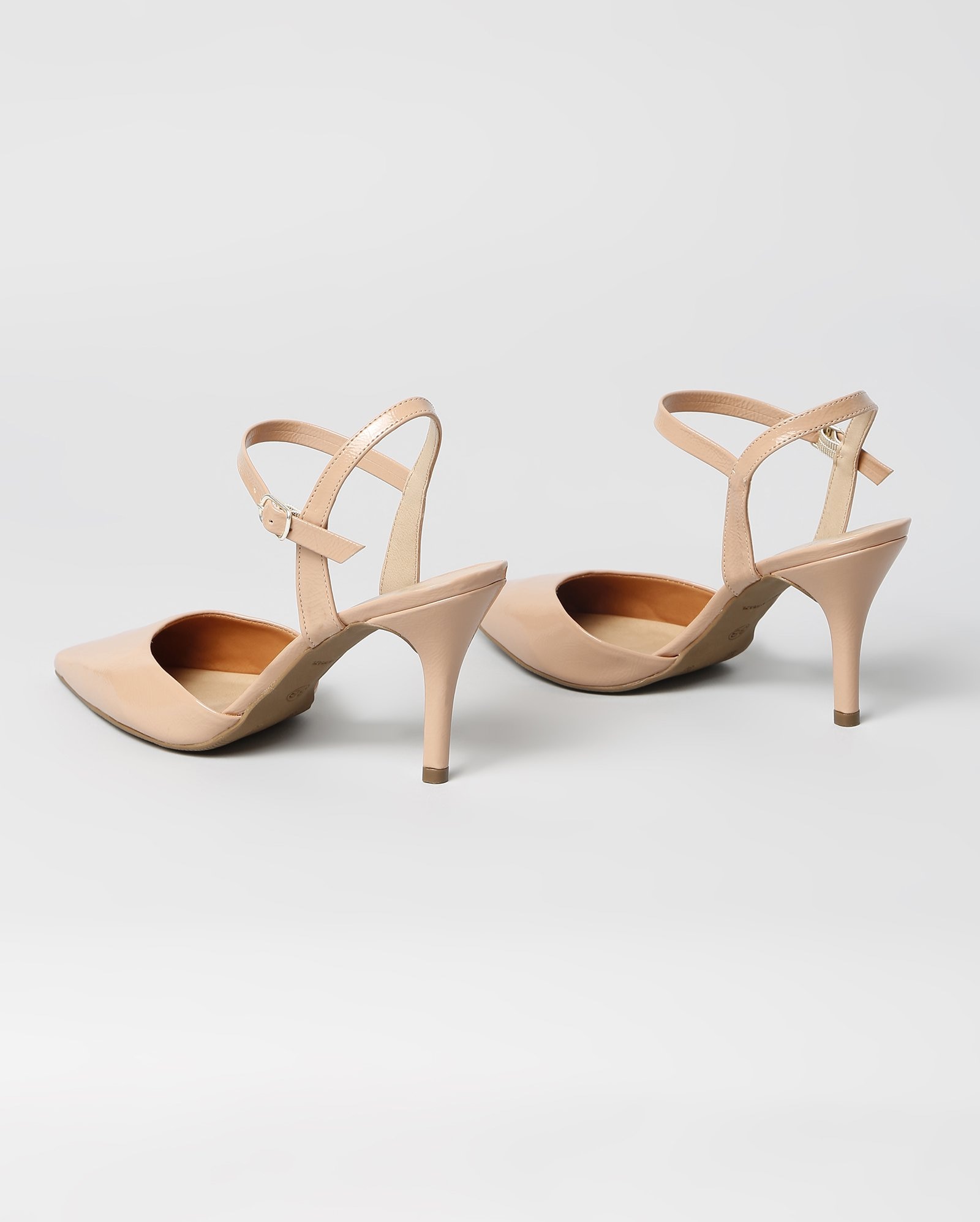 Riachuelo | Sapato Slingback Aberto Verniz Anne Kanner - Rosa Pêssego