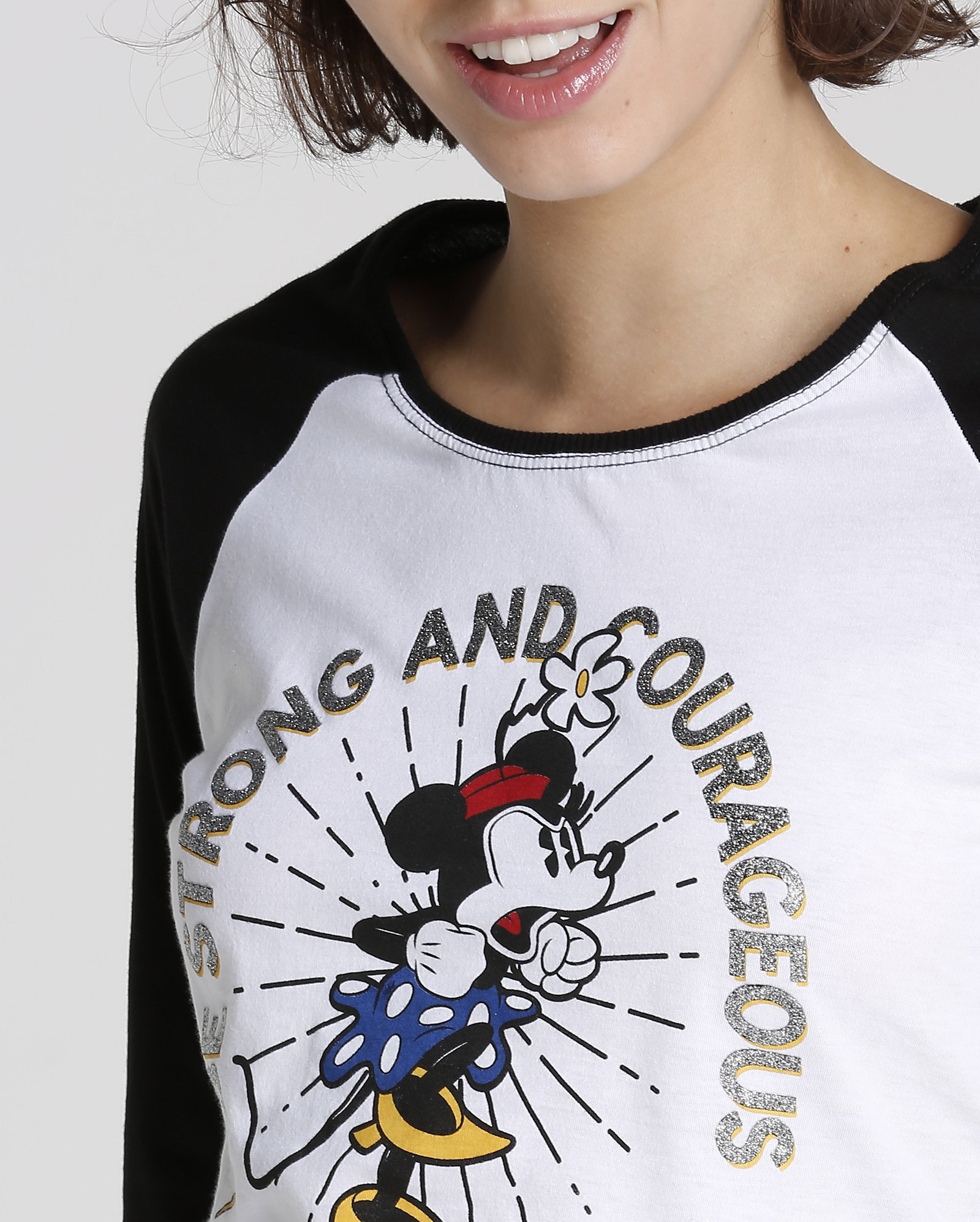 Riachuelo | Blusa Be Strong And Be Courageous Minnie Mouse
