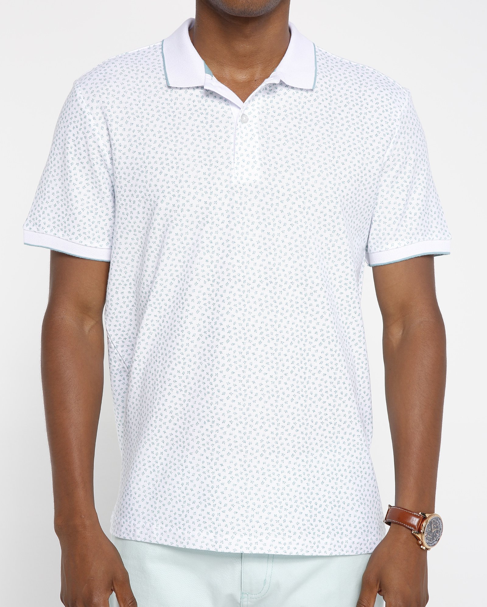 Riachuelo | Polo Mini Print - Branco