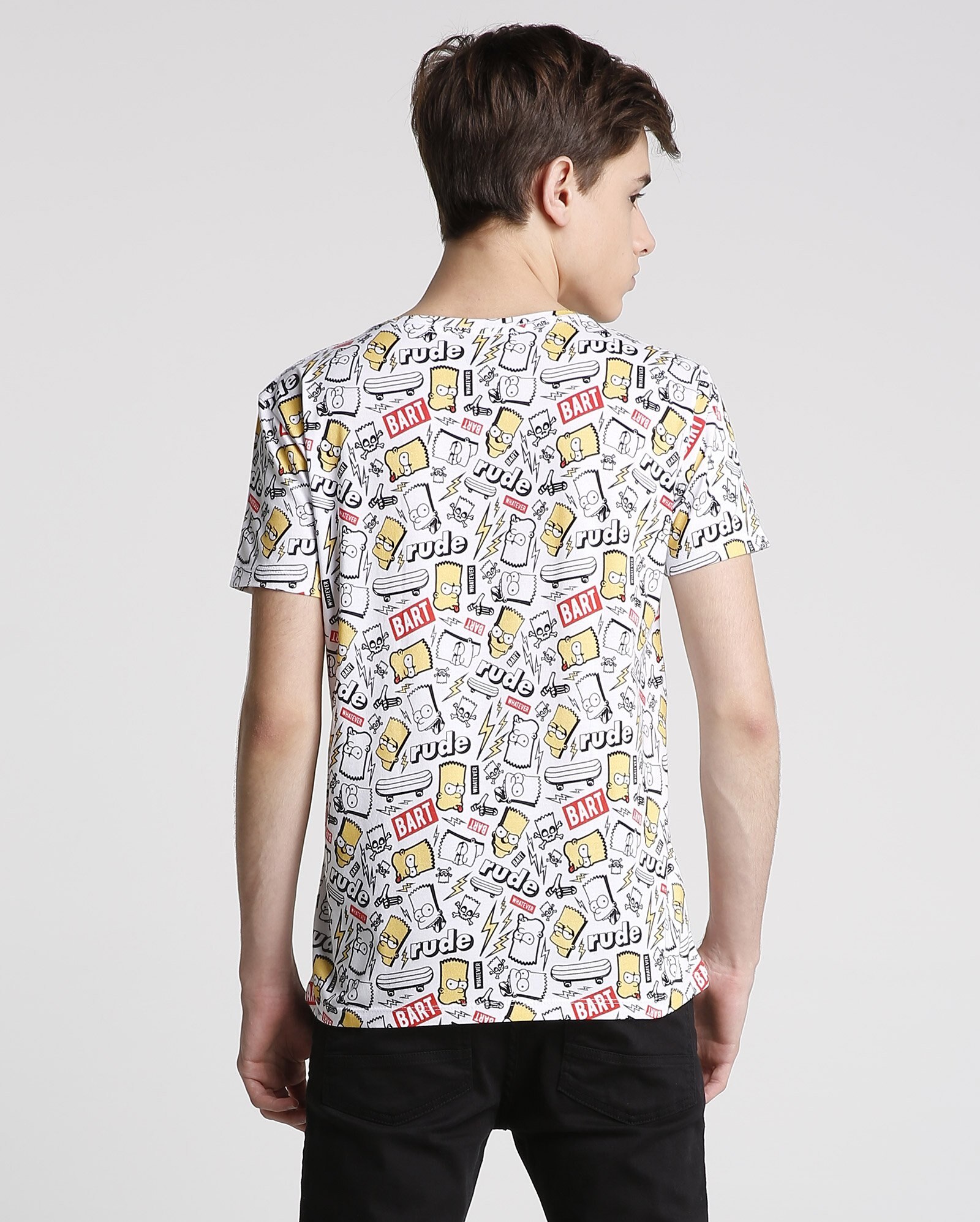 Riachuelo | Camiseta Whatever Bart Simpson - Branco