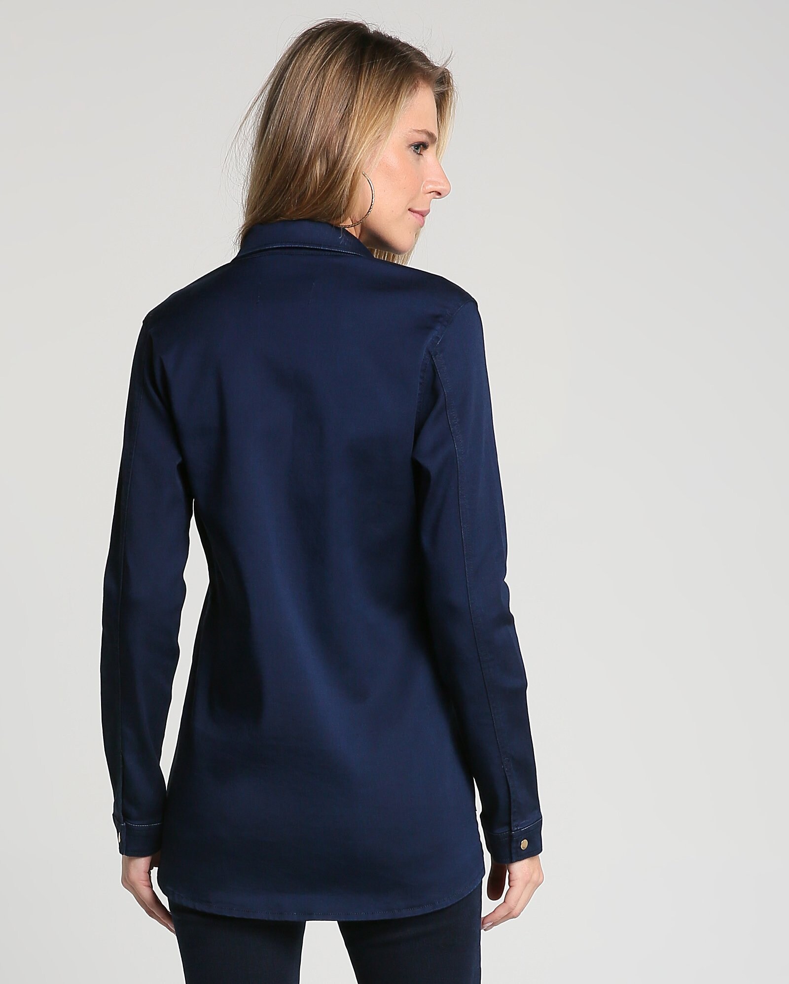 Riachuelo | Camisa Jeans Mullet