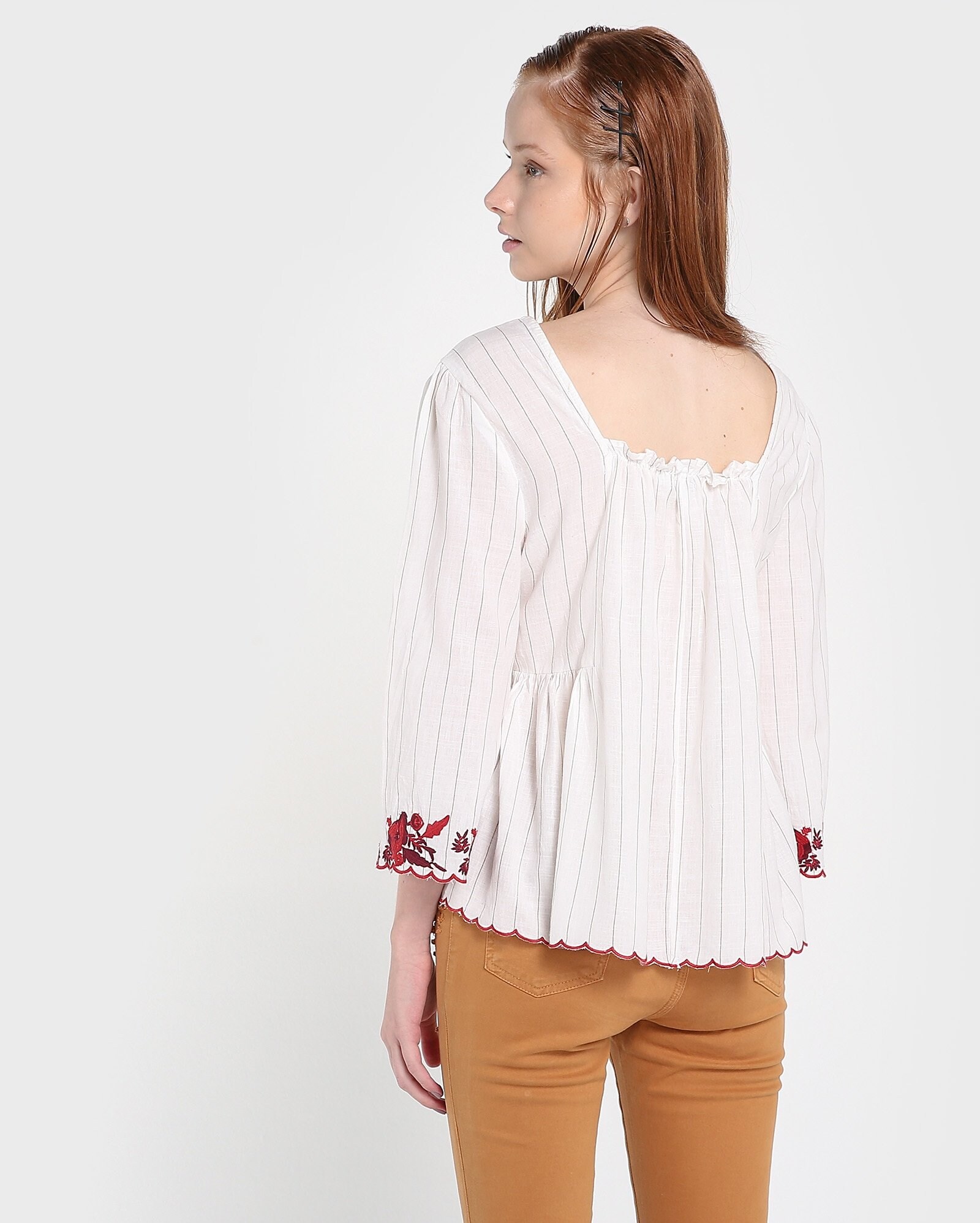 Riachuelo | Bata Flores Bordadas