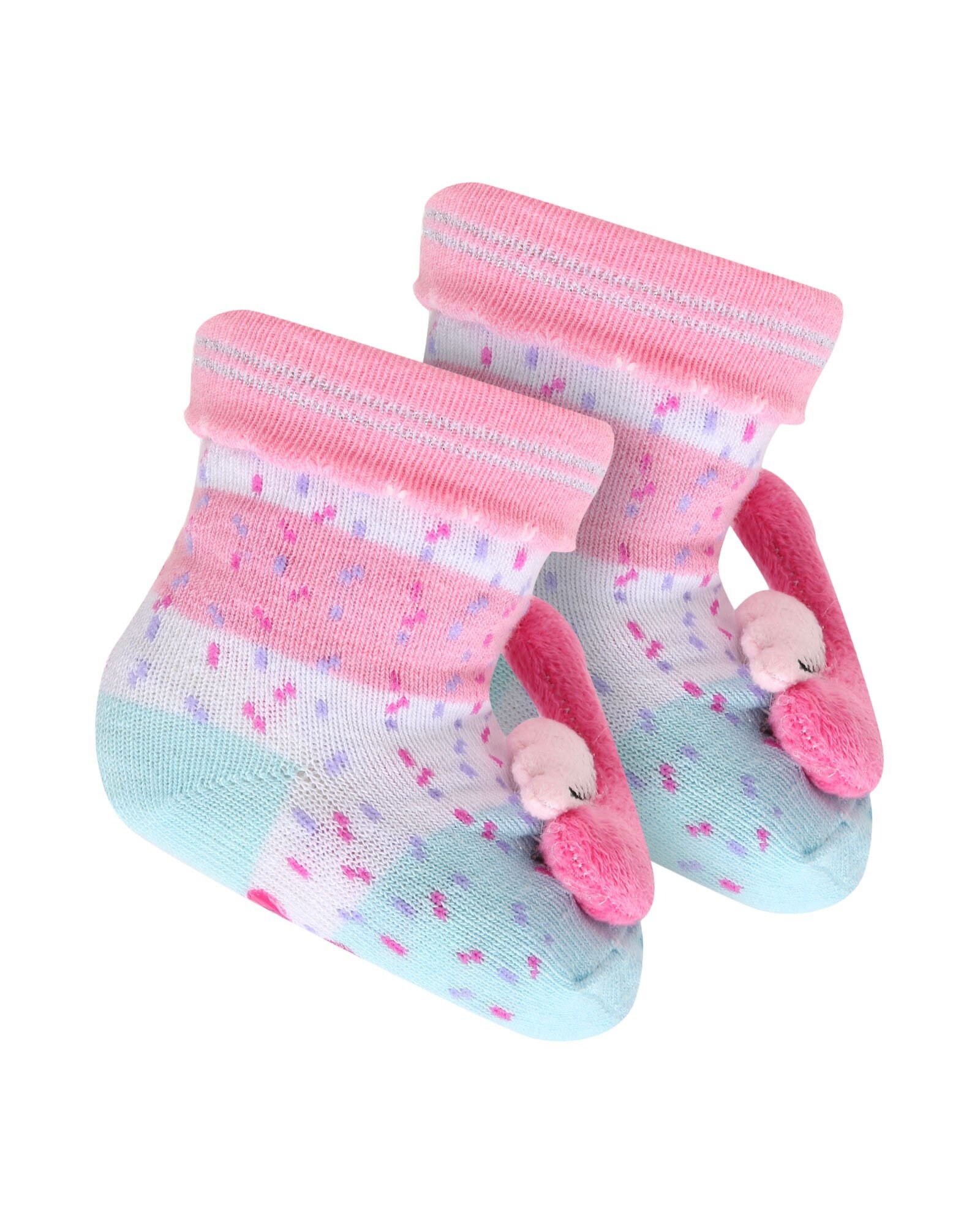 Riachuelo | Meia Cano Longo Antiderrapante Patinho