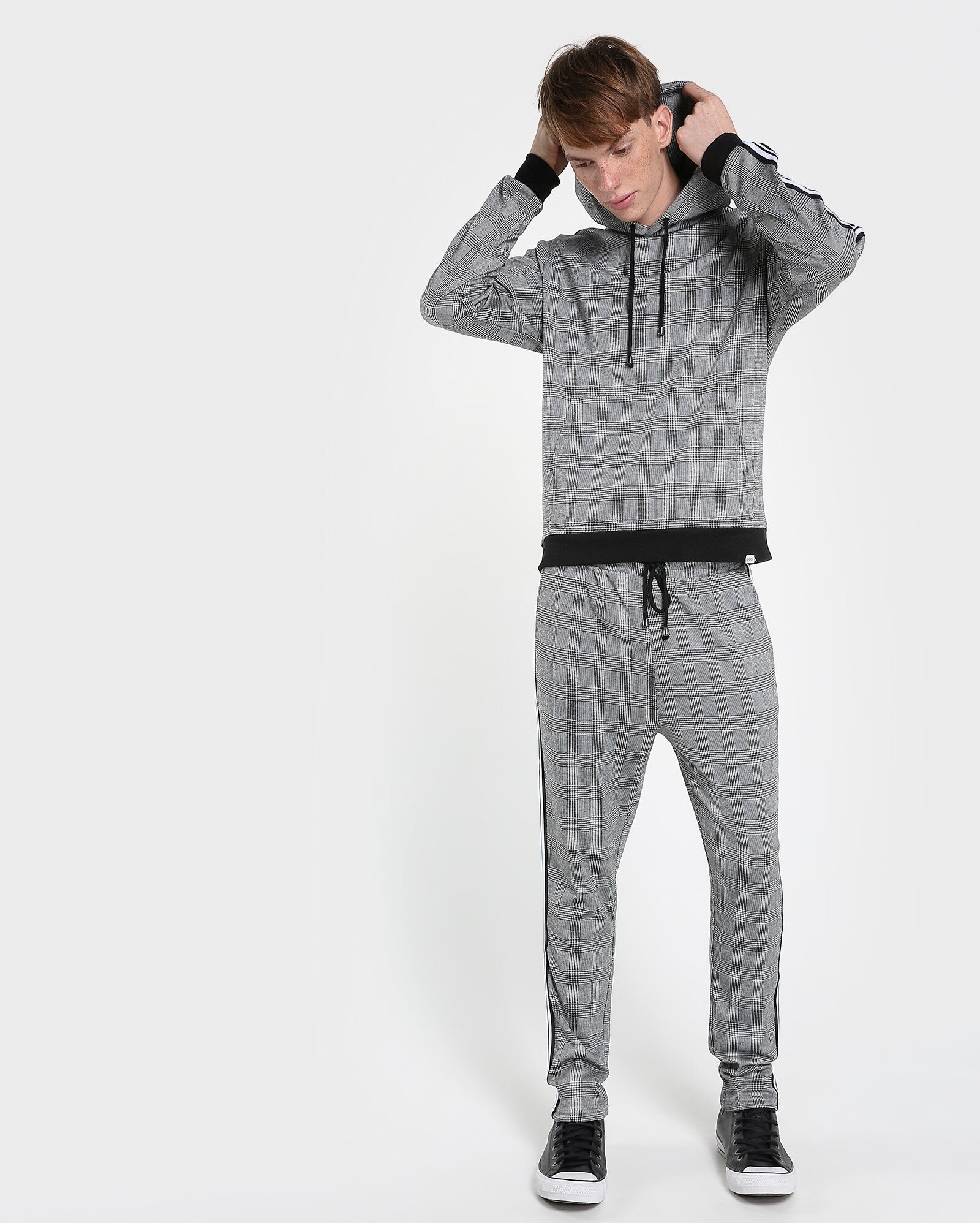 Riachuelo | Moletom Capuz Príncipe de Gales