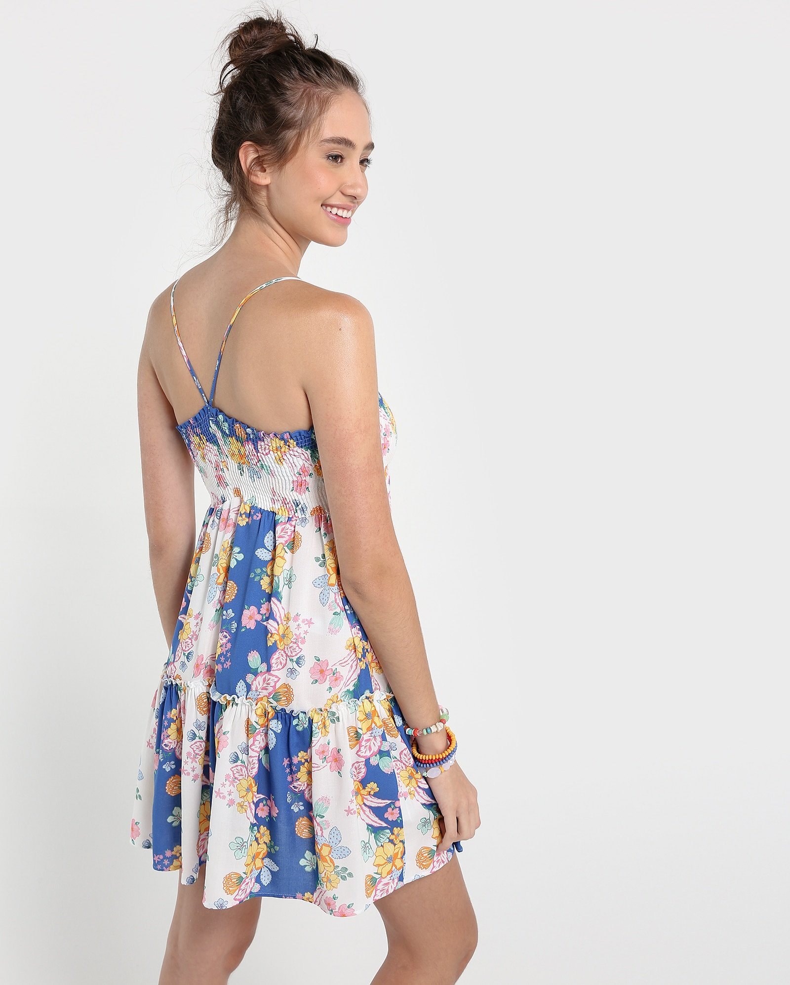 Riachuelo | Vestido Peplum Floral