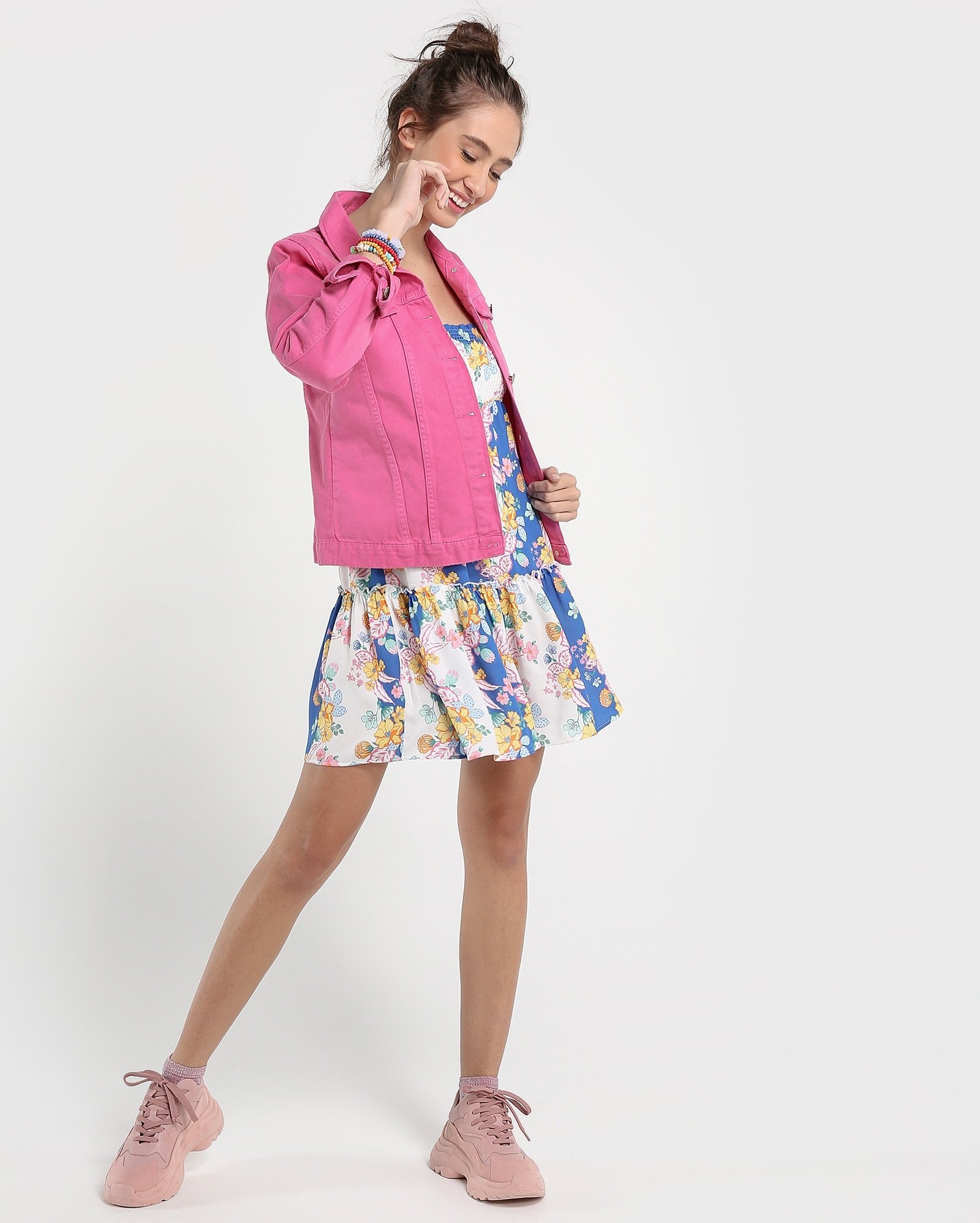 Riachuelo | Vestido Peplum Floral