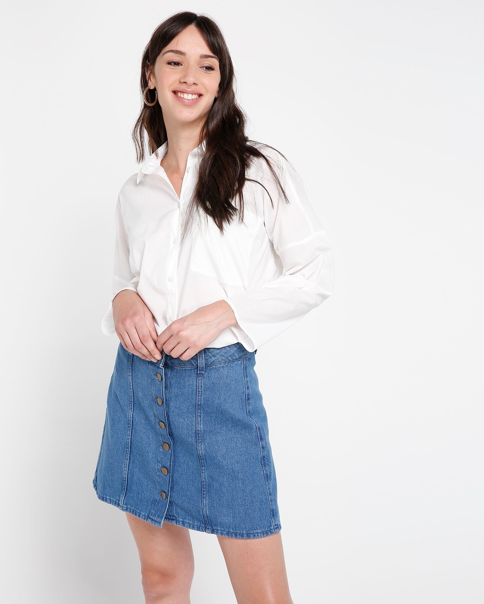 Riachuelo | Camisa Bolso - Branco