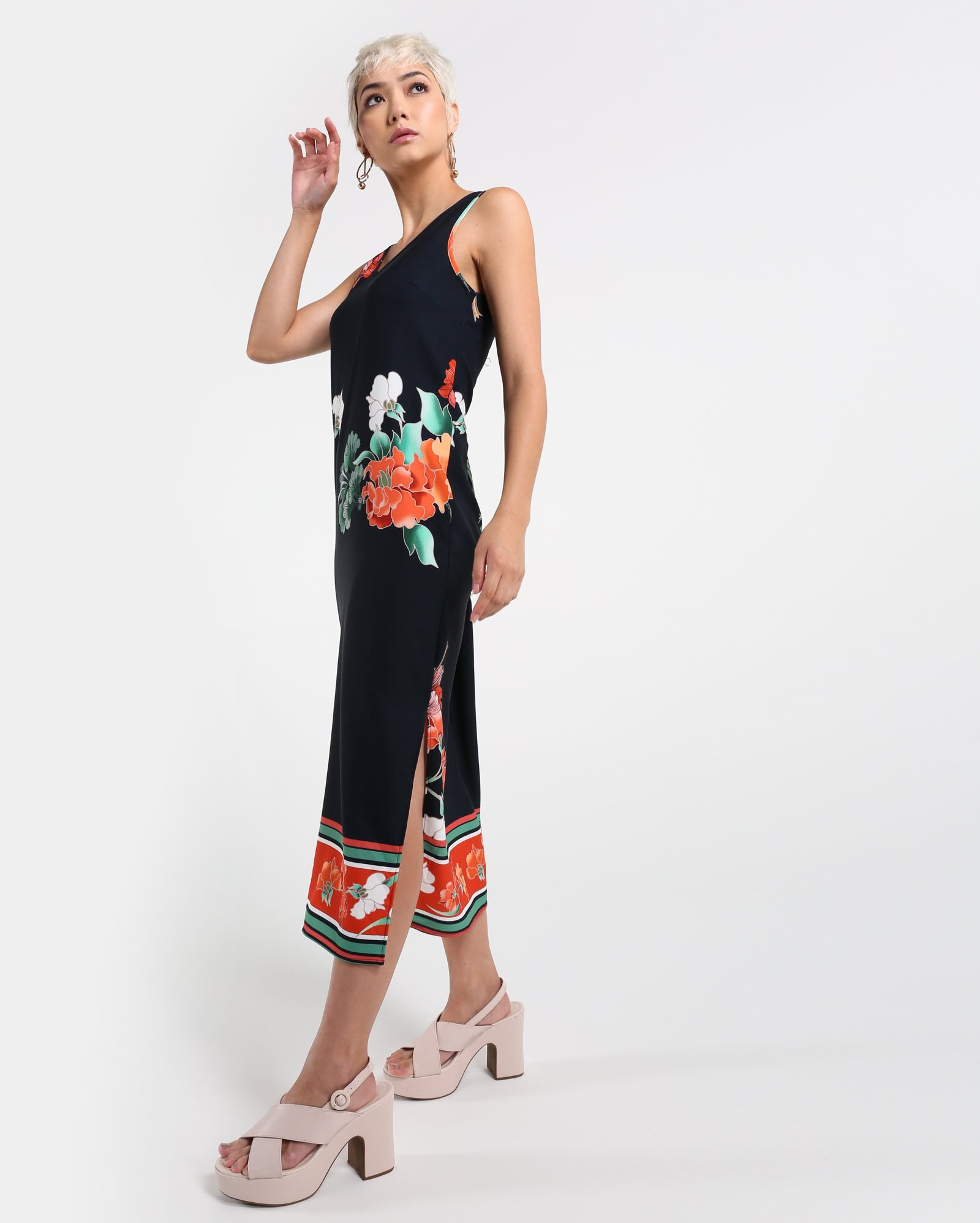 Riachuelo | Vestido Midi Floral