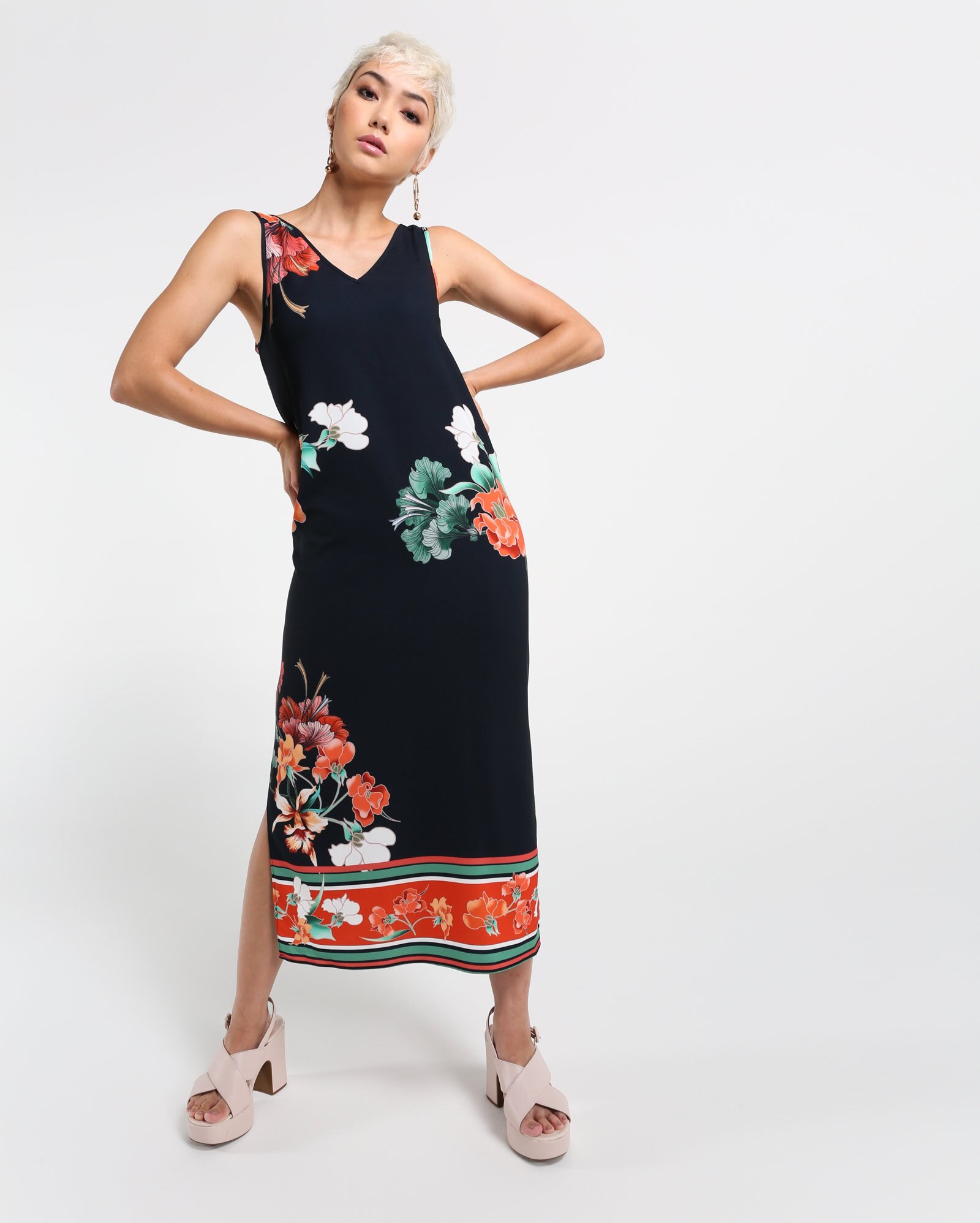 Riachuelo | Vestido Midi Floral