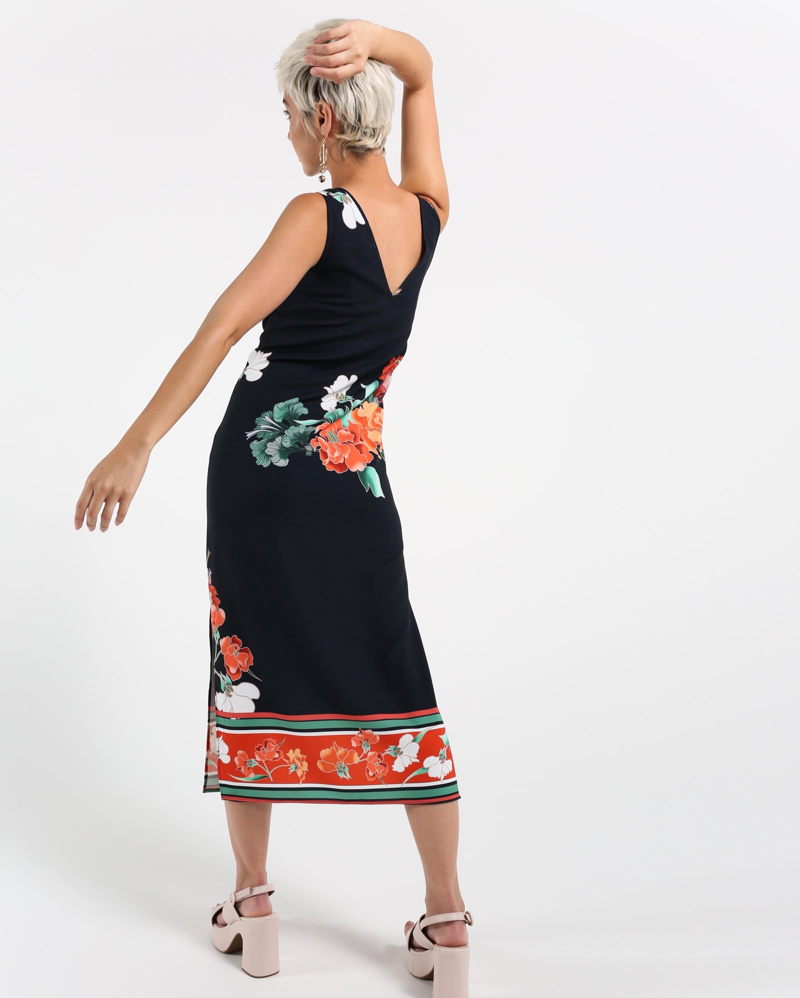 Riachuelo | Vestido Midi Floral