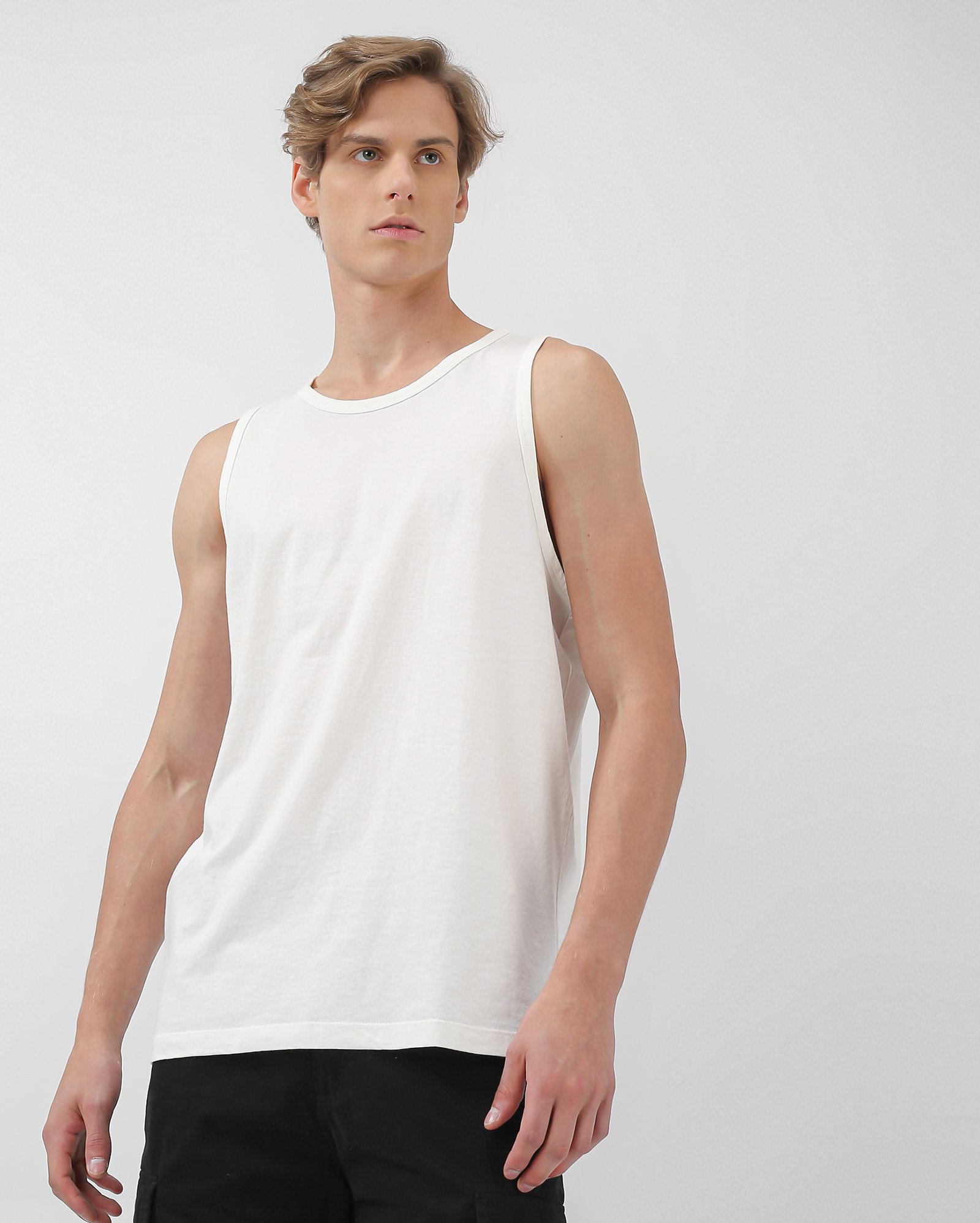 Riachuelo | Regata masculina slim básica branca