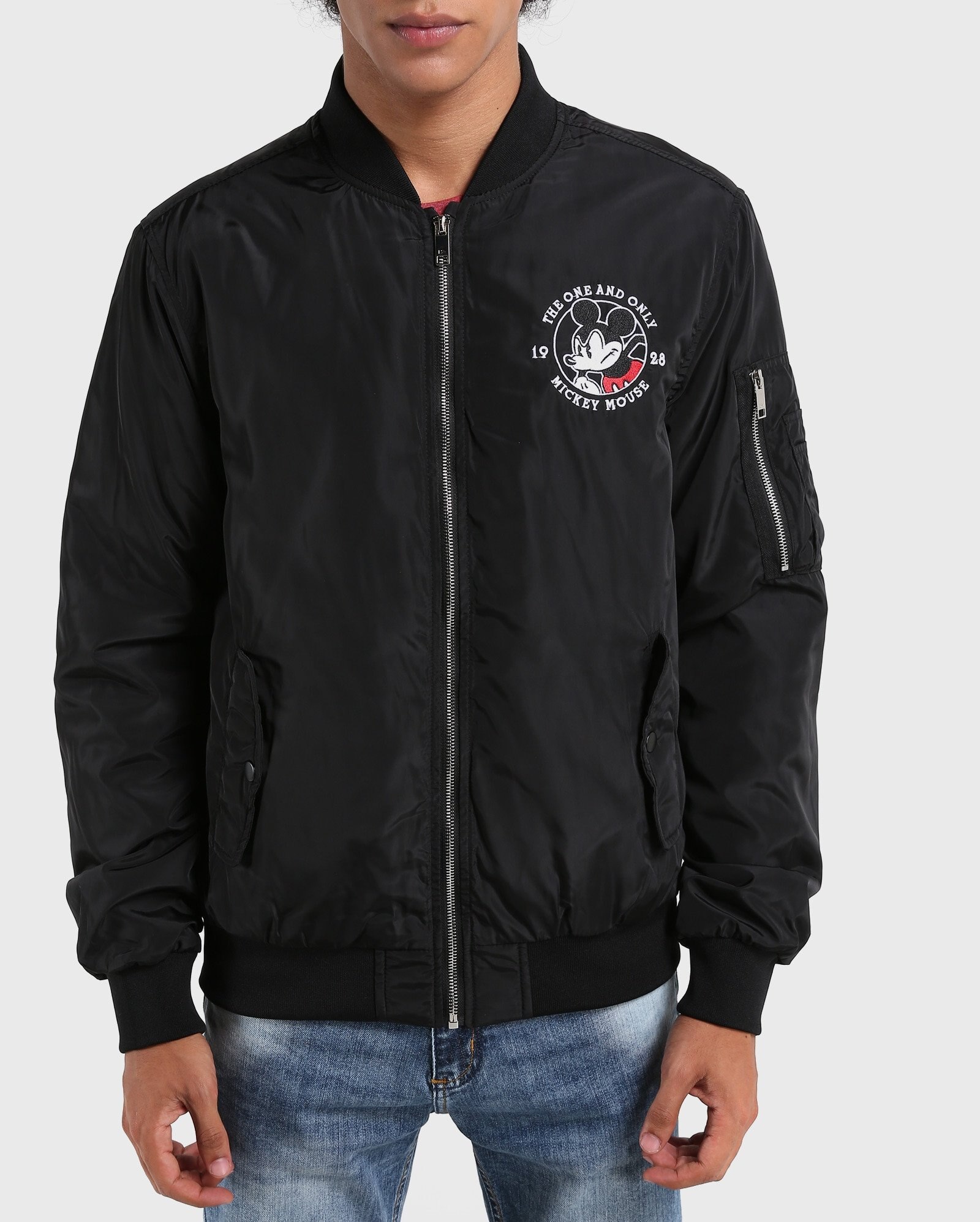 Riachuelo | Jaqueta Bomber Mickey Mouse Disney - Preto