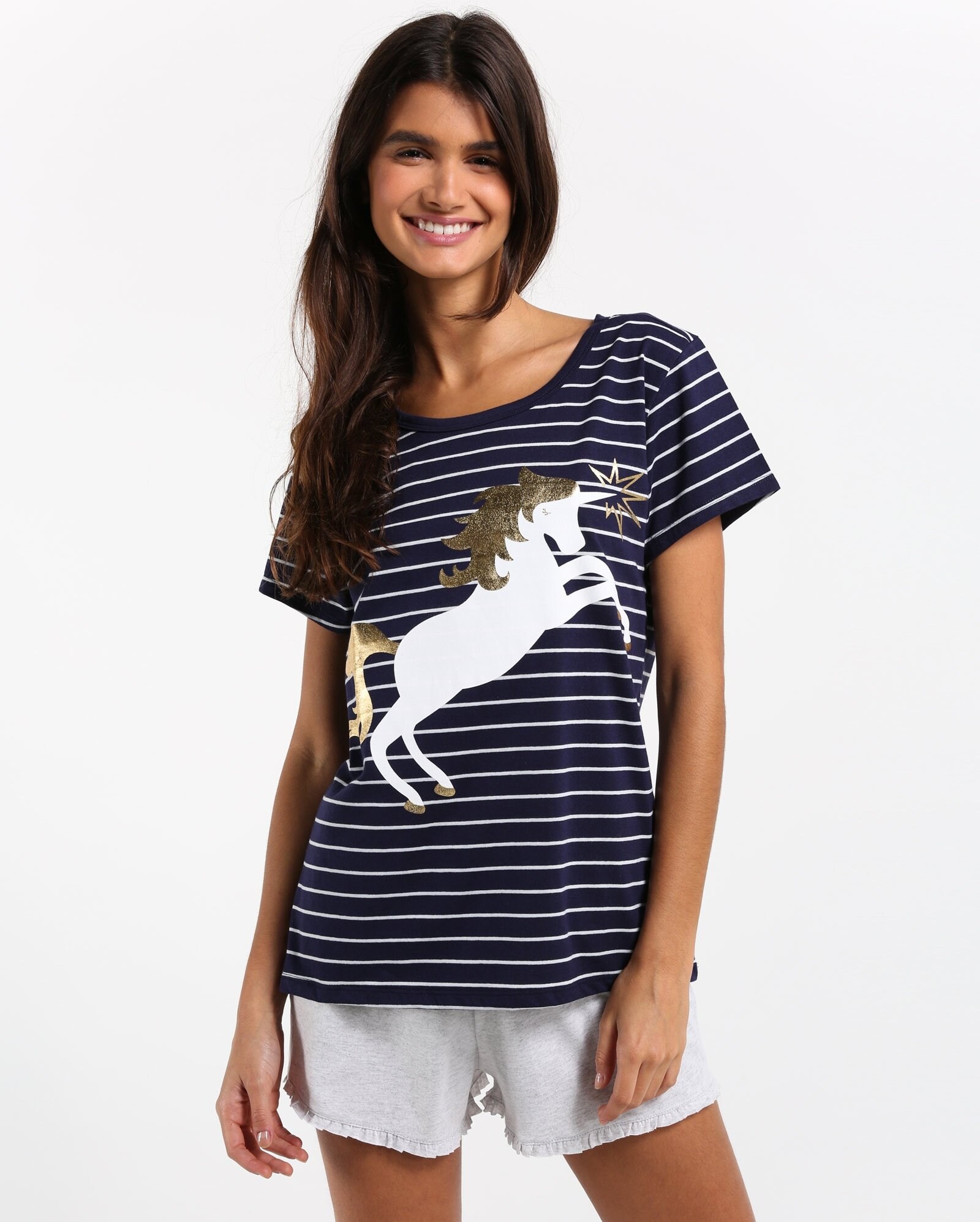 Riachuelo | Pijama Short Doll Unicórnio Lilly