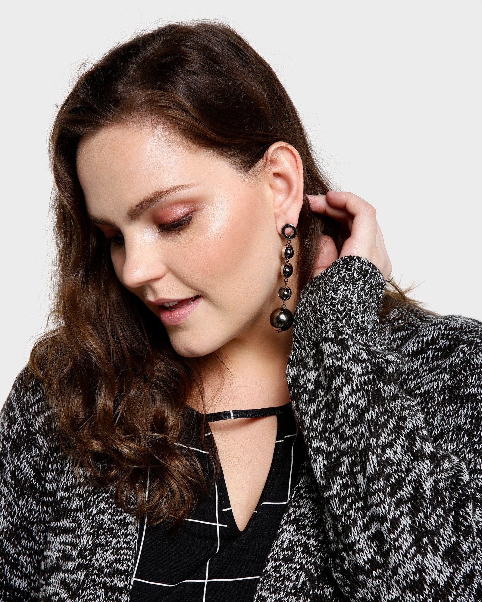 Riachuelo | Cardigan Plus Size Tricot Aberto