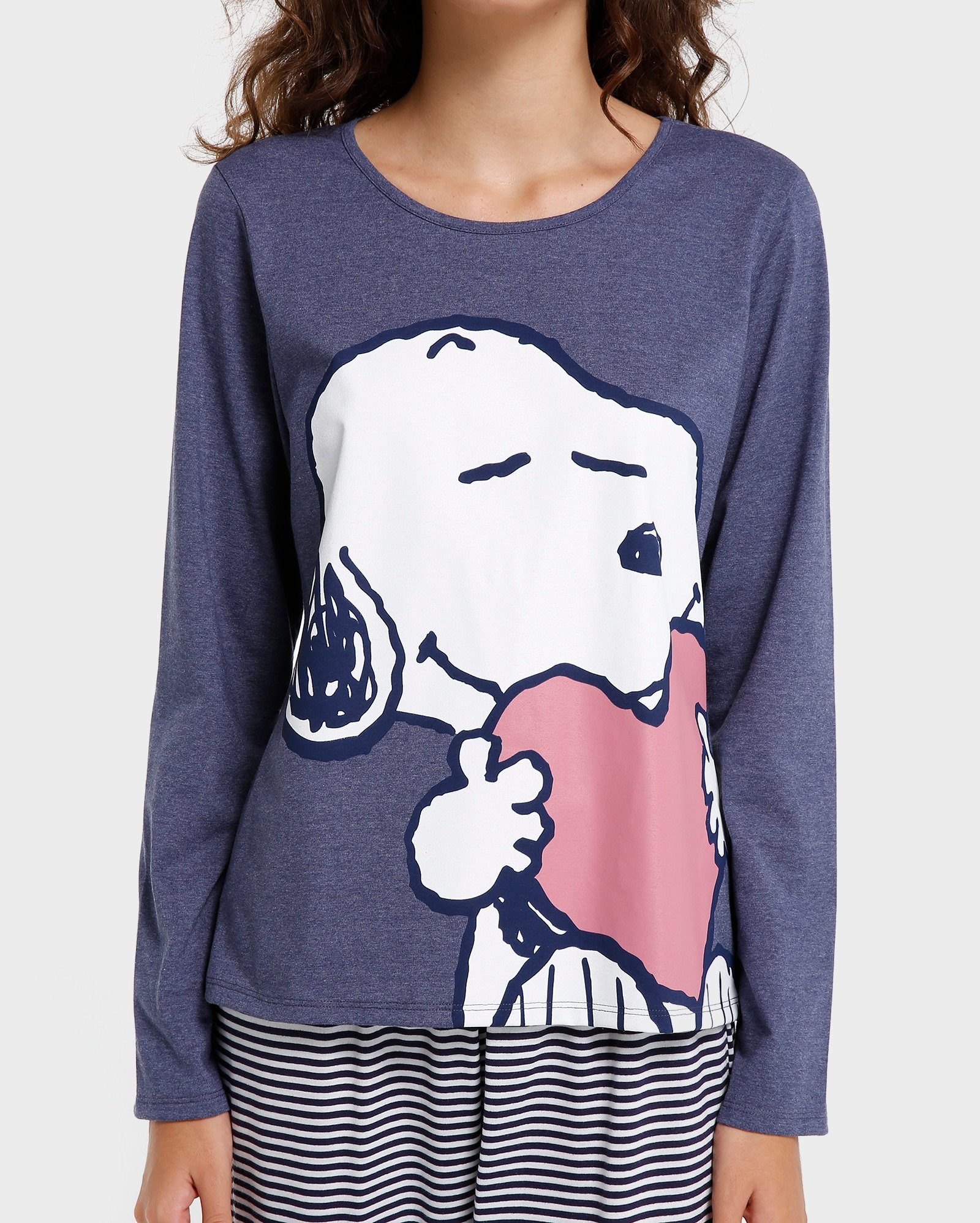 Riachuelo | Pijama Longo Snoopy - Azul
