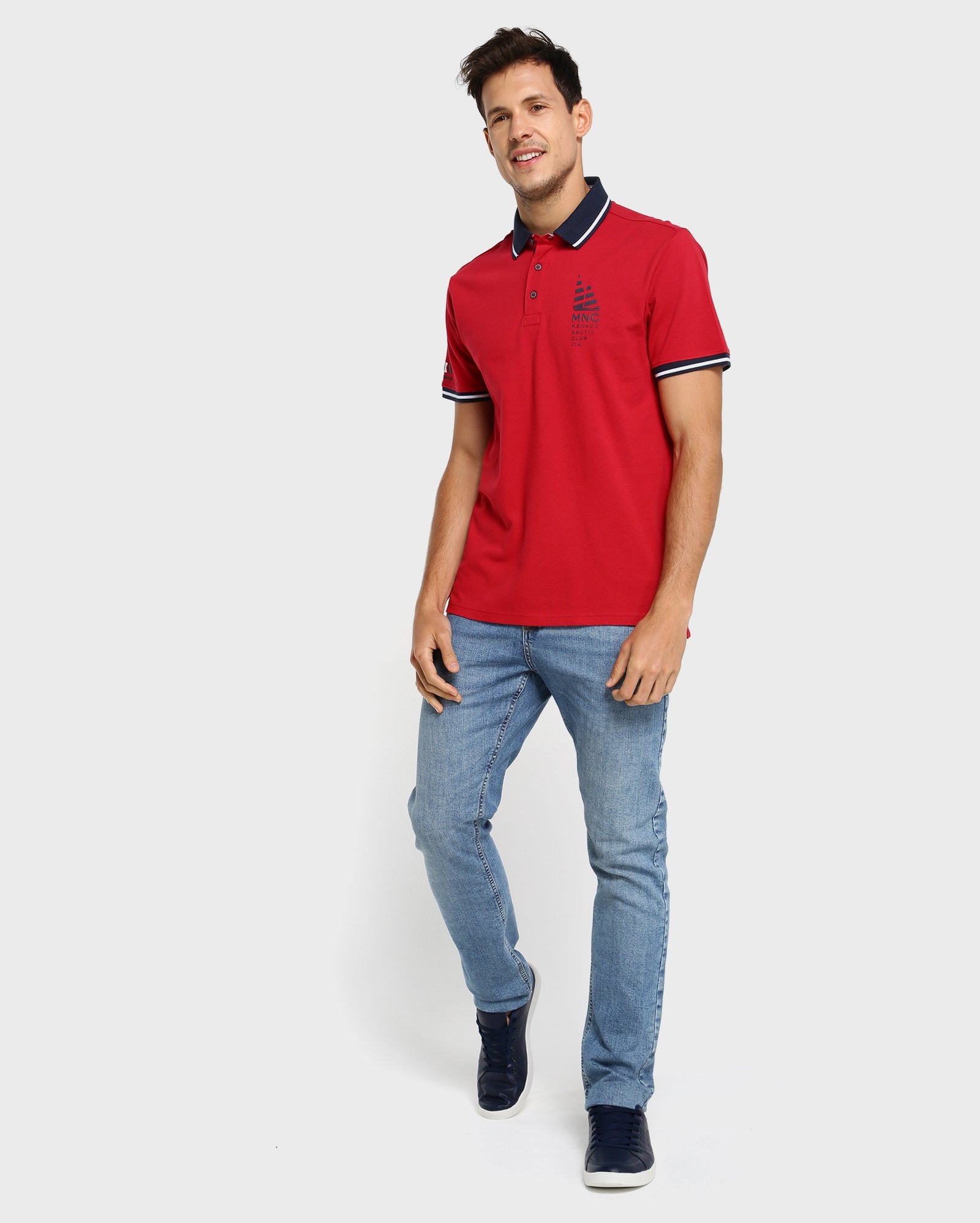 Riachuelo | Polo Monaco - Vermelho