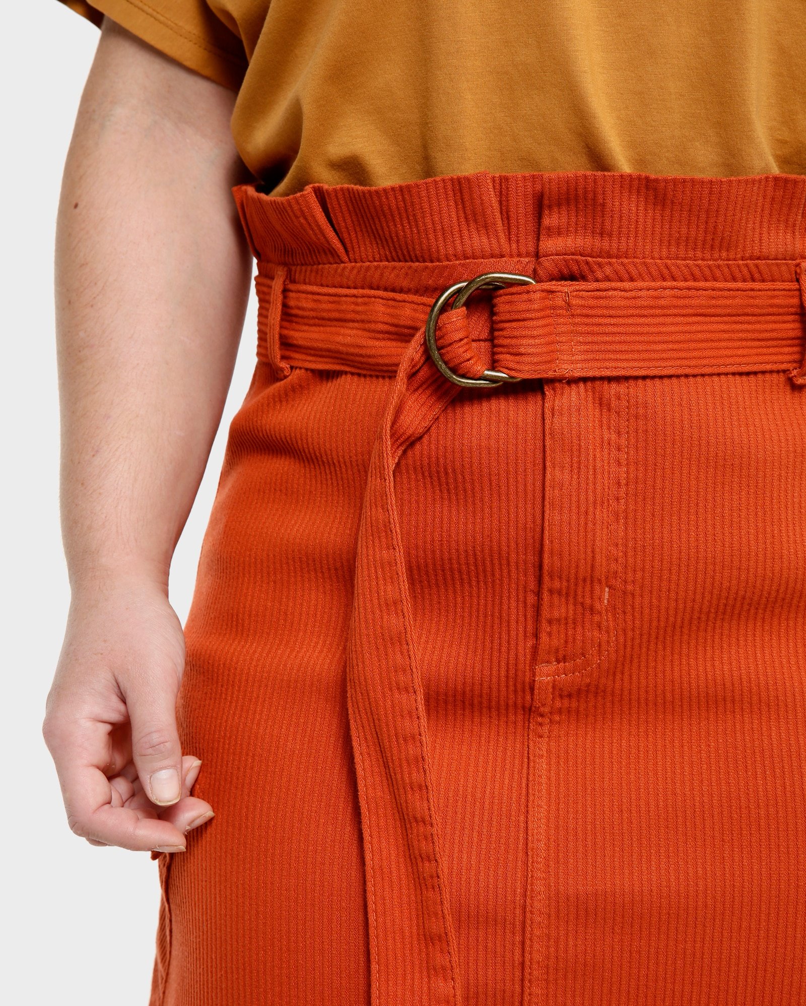 Riachuelo | Saia Curta Reta Sarja Color Cargo