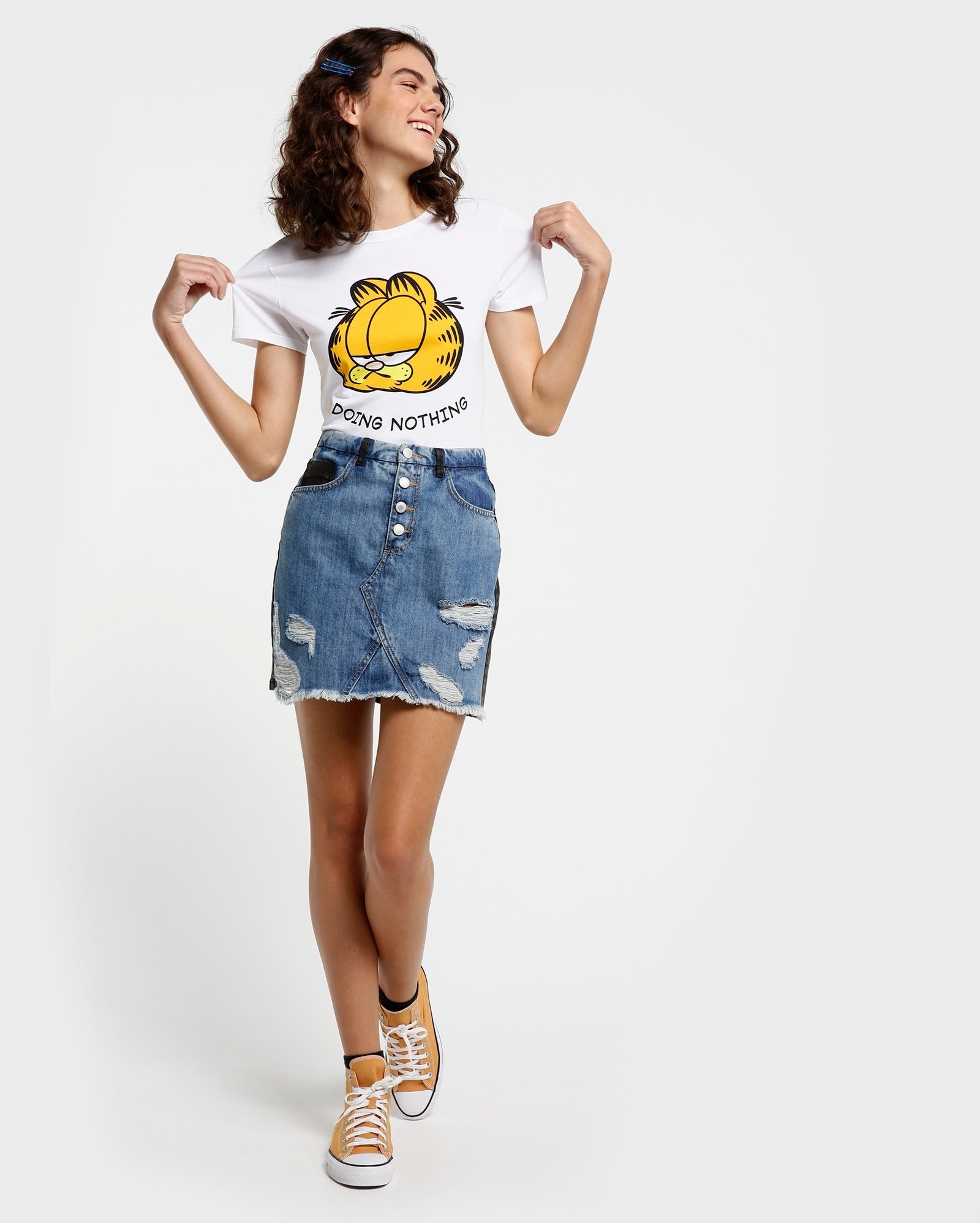 Riachuelo | Camiseta Doing Nothing Garfield