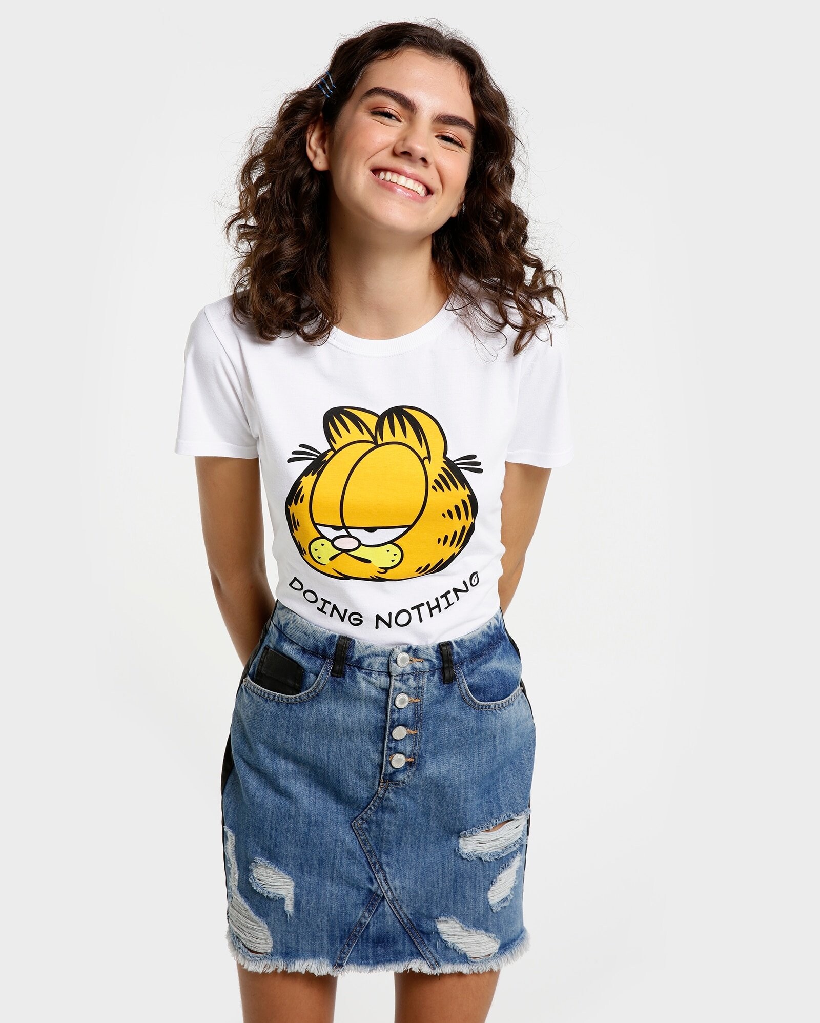 Riachuelo | Camiseta Doing Nothing Garfield