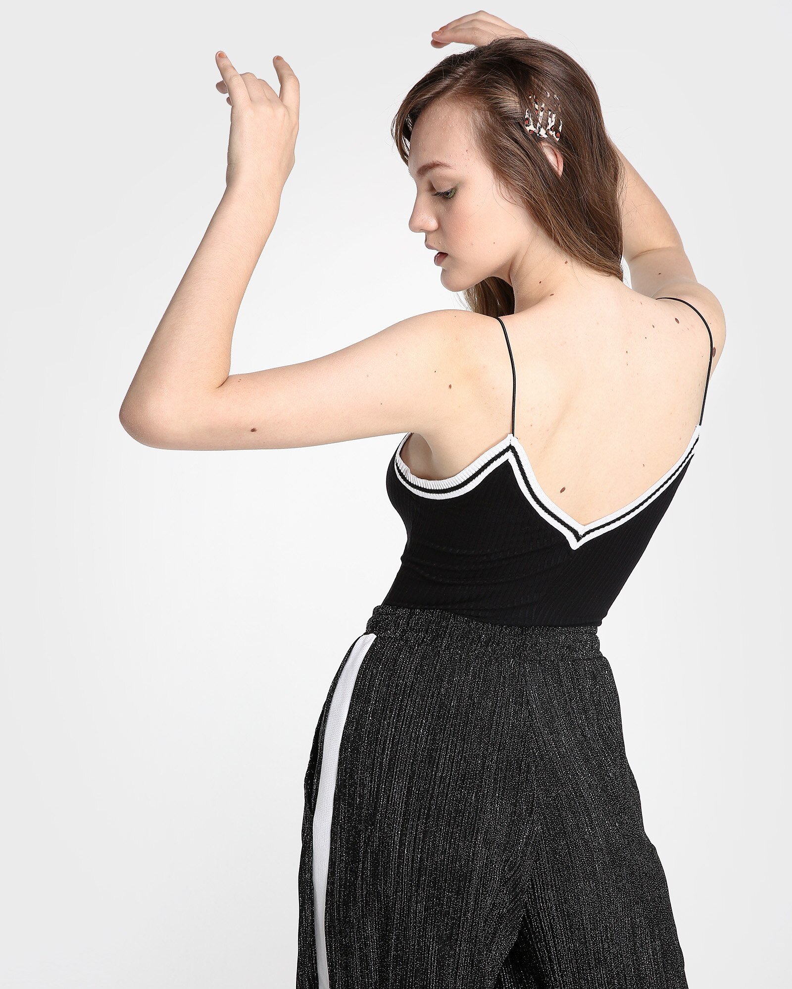 Riachuelo | Body Malha Rib Alça Fina