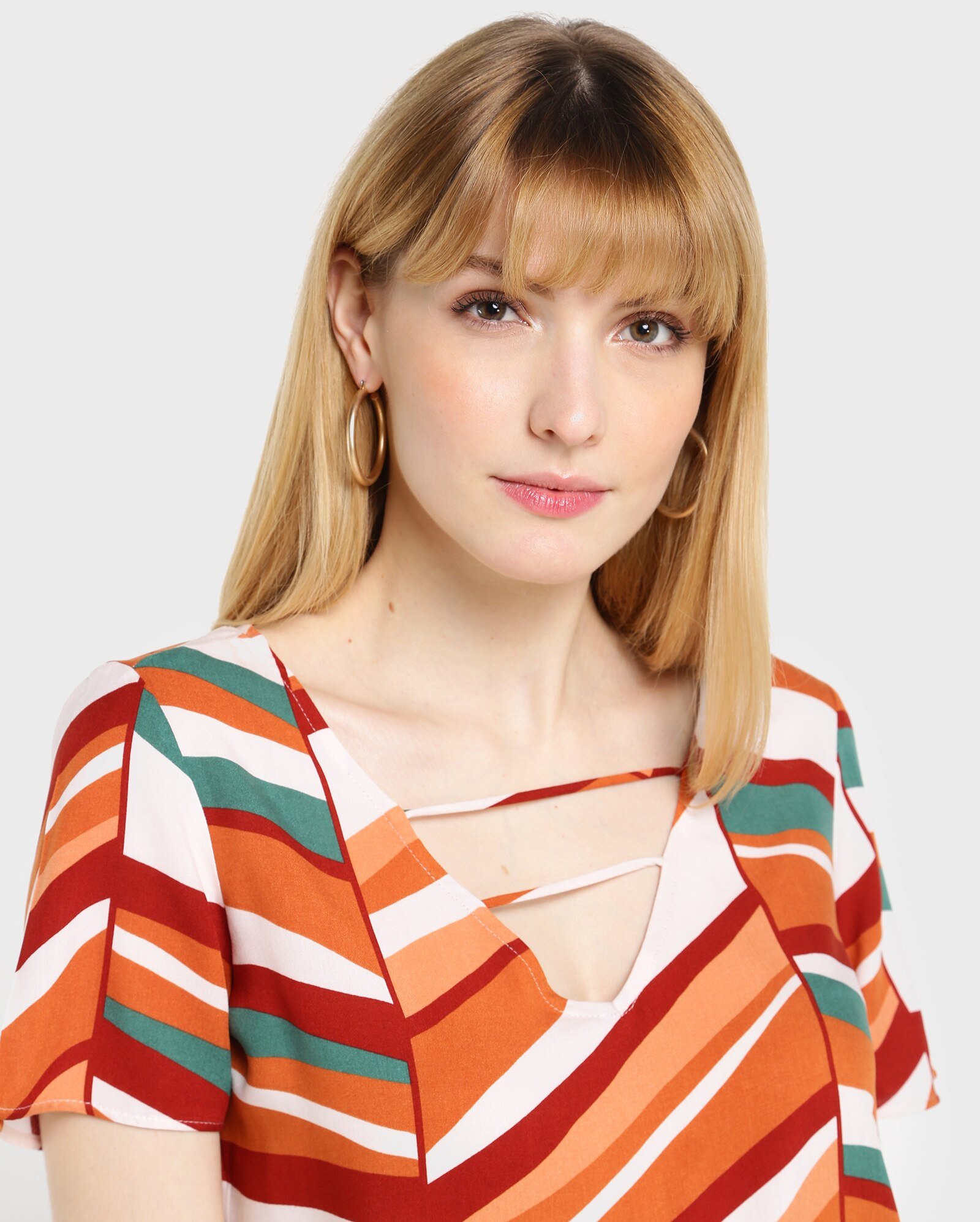 Riachuelo | Blusa Viscose Listras