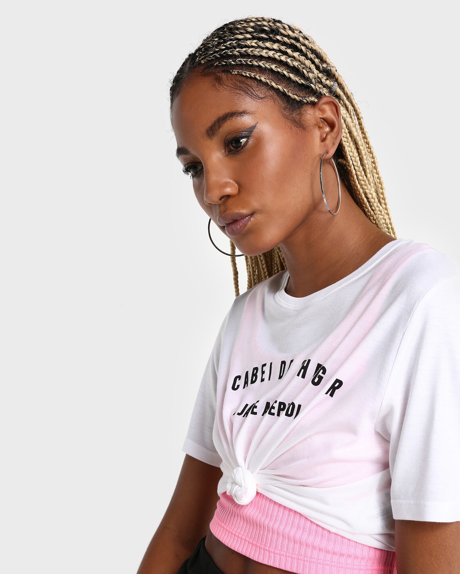 Riachuelo | Camiseta Croppped Acabei de Chegar