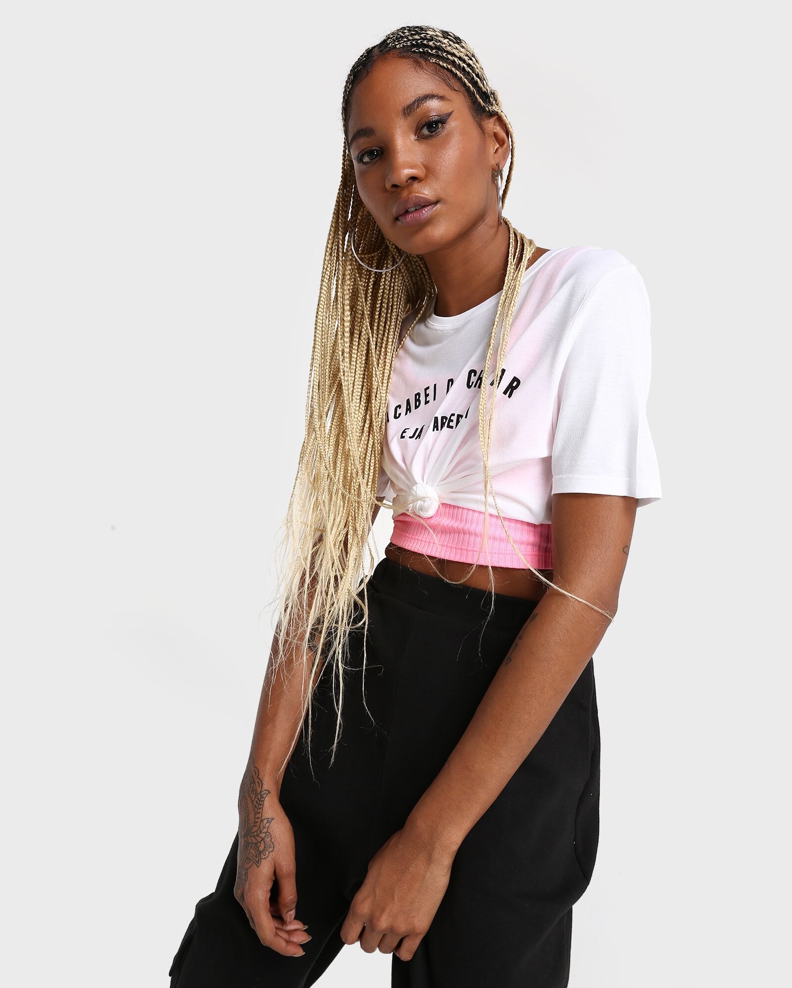 Riachuelo | Camiseta Croppped Acabei de Chegar