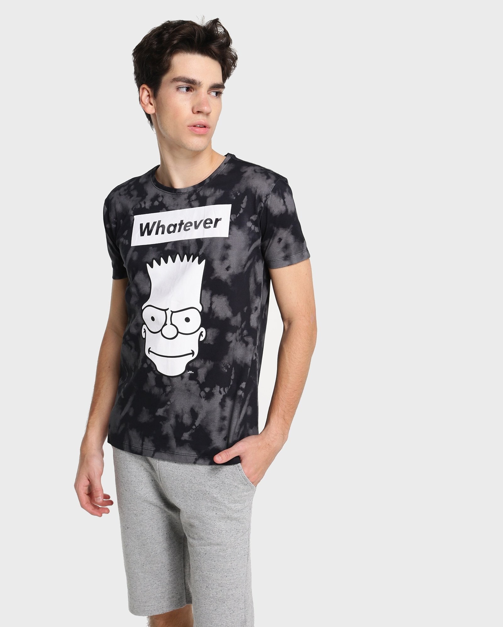 Riachuelo | Camiseta Bart Simpson Whatever - Preto