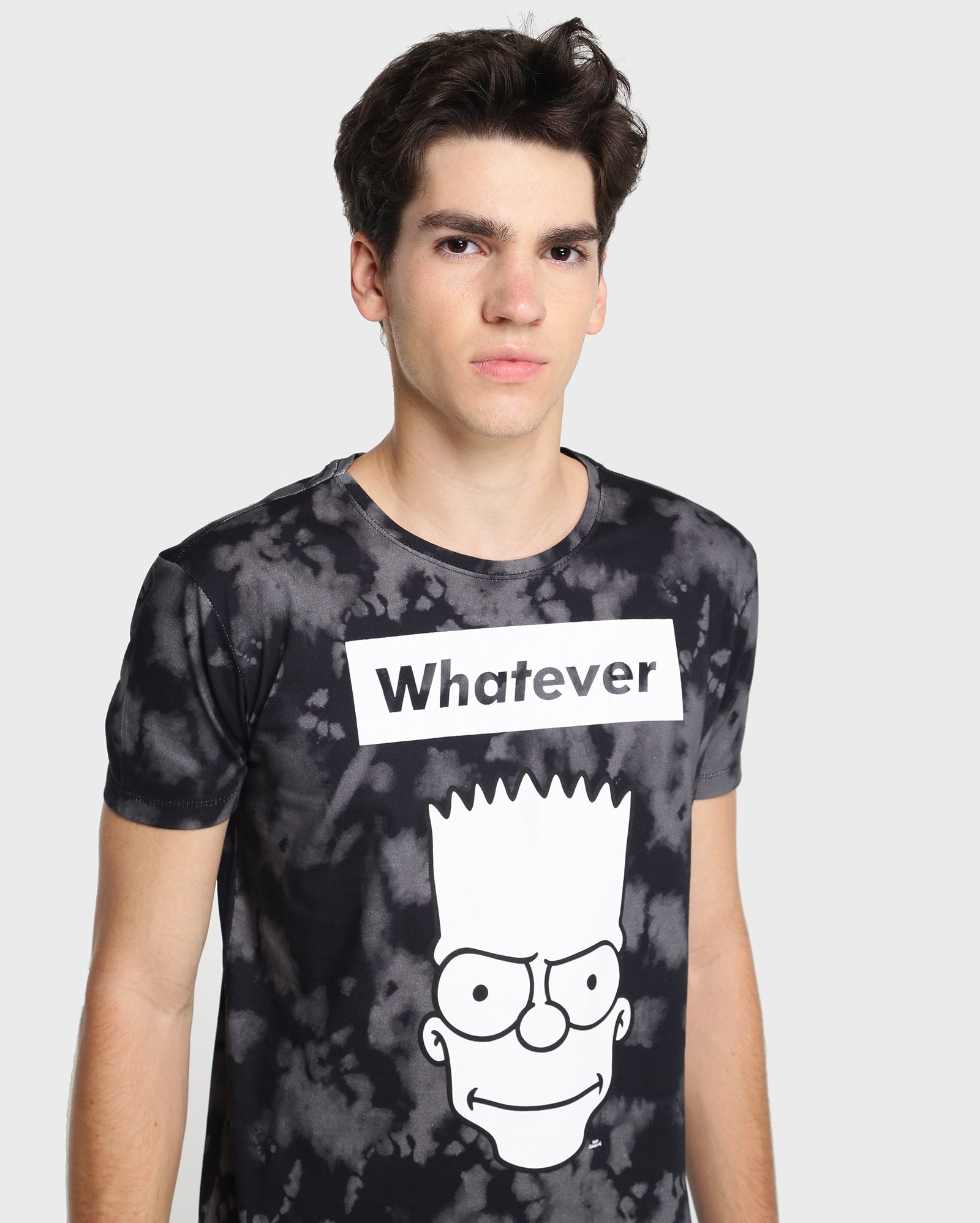 Riachuelo | Camiseta Bart Simpson Whatever - Preto
