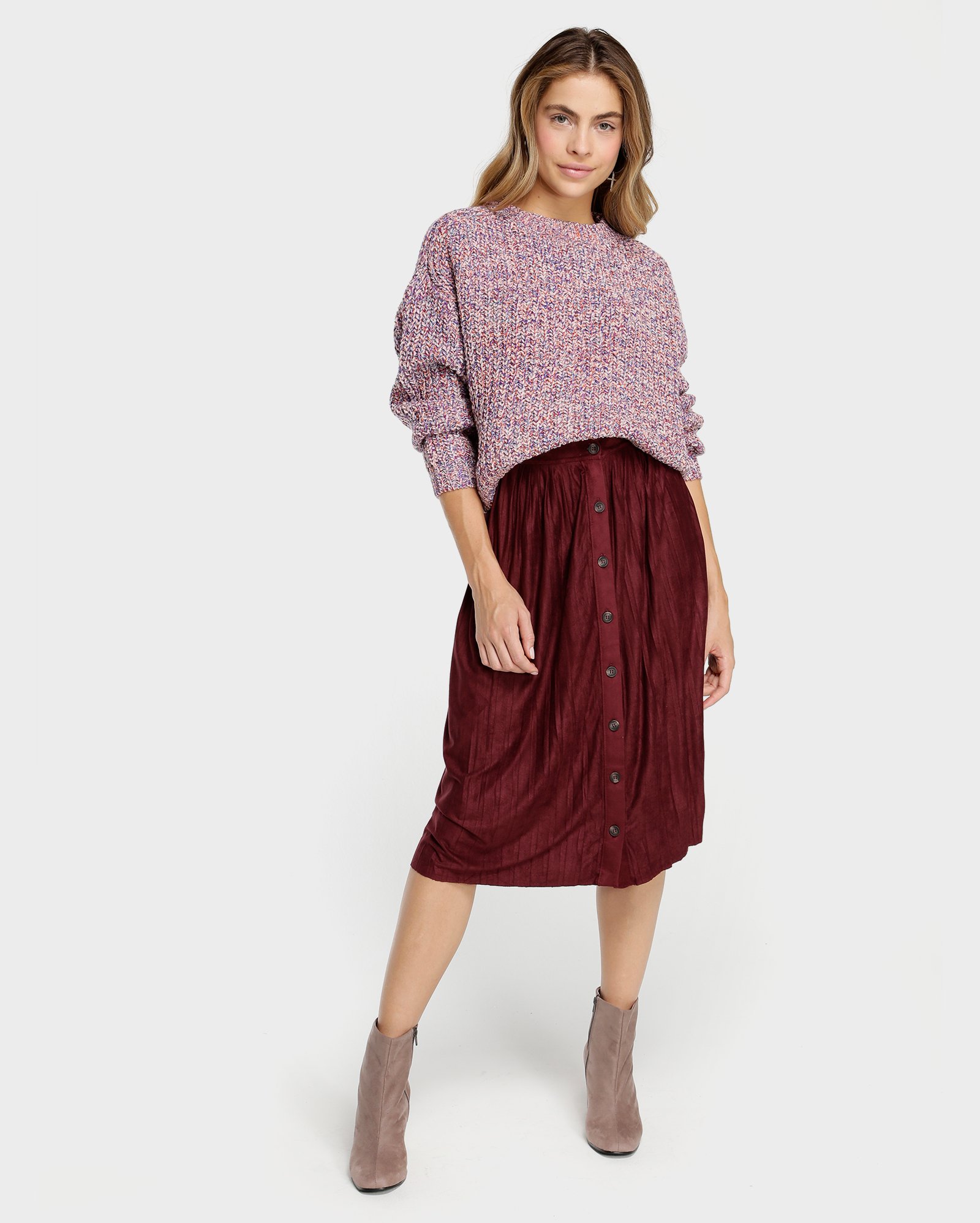 Riachuelo | Suéter Feminino Tricot Colorido