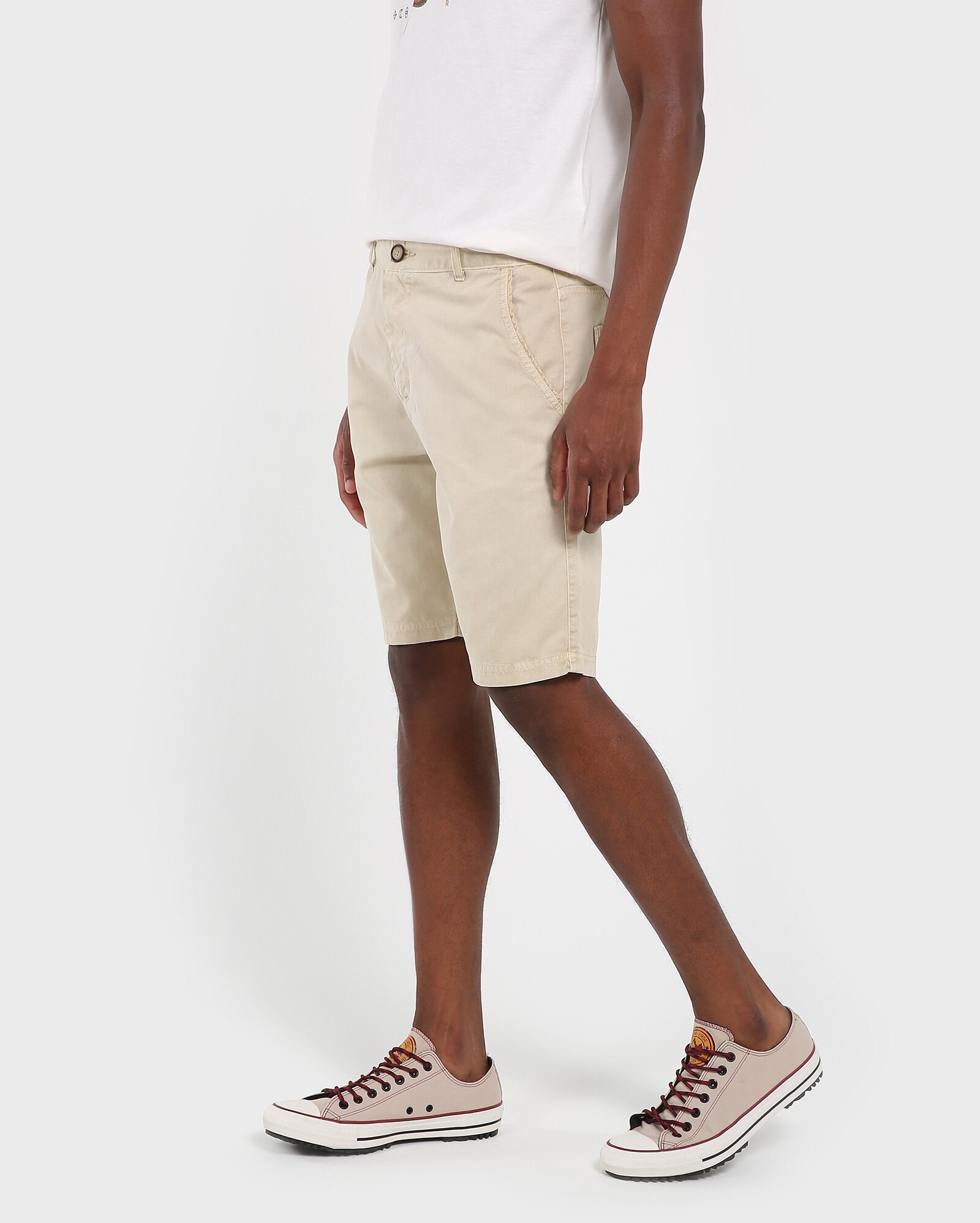 Riachuelo | Bermuda Sarja Color - Cáqui