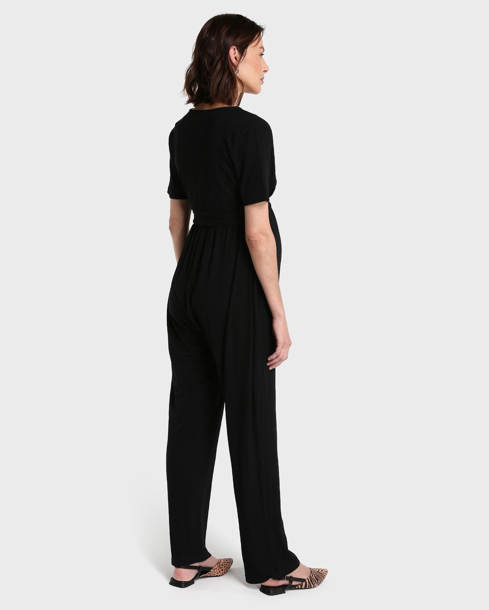 Riachuelo | Macacão Maternidade Canelado