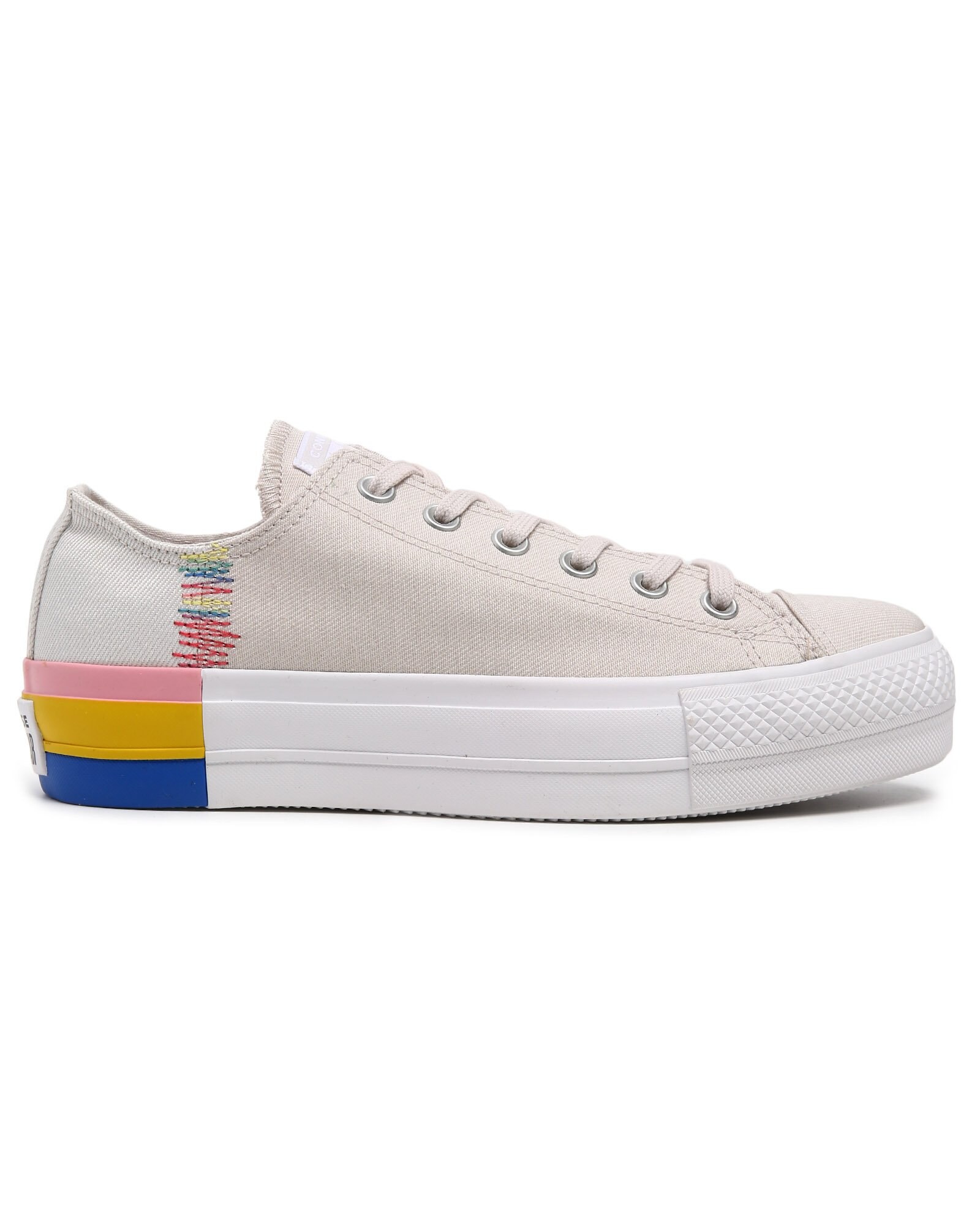 Riachuelo | Tênis Converse All Star Chuck Taylor Flatform Lona - Cinza