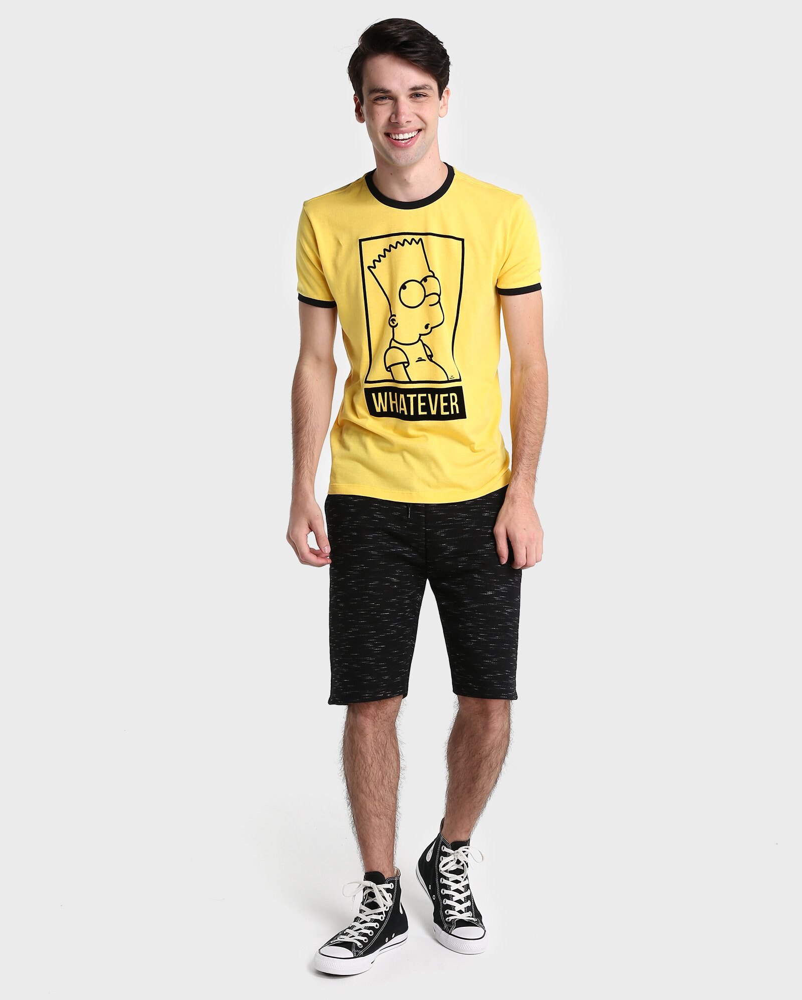 Riachuelo | Camiseta Whatever Bart Simpson - Amarelo