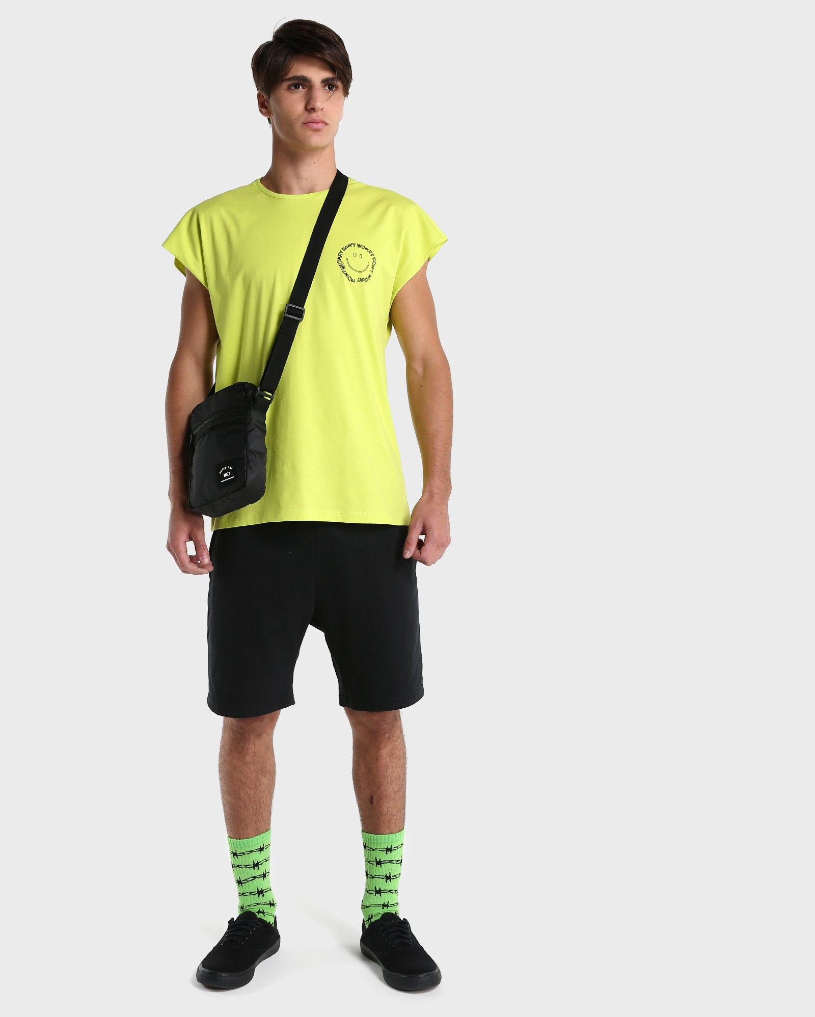 Riachuelo | Bermuda Elástico Moletom - Preto