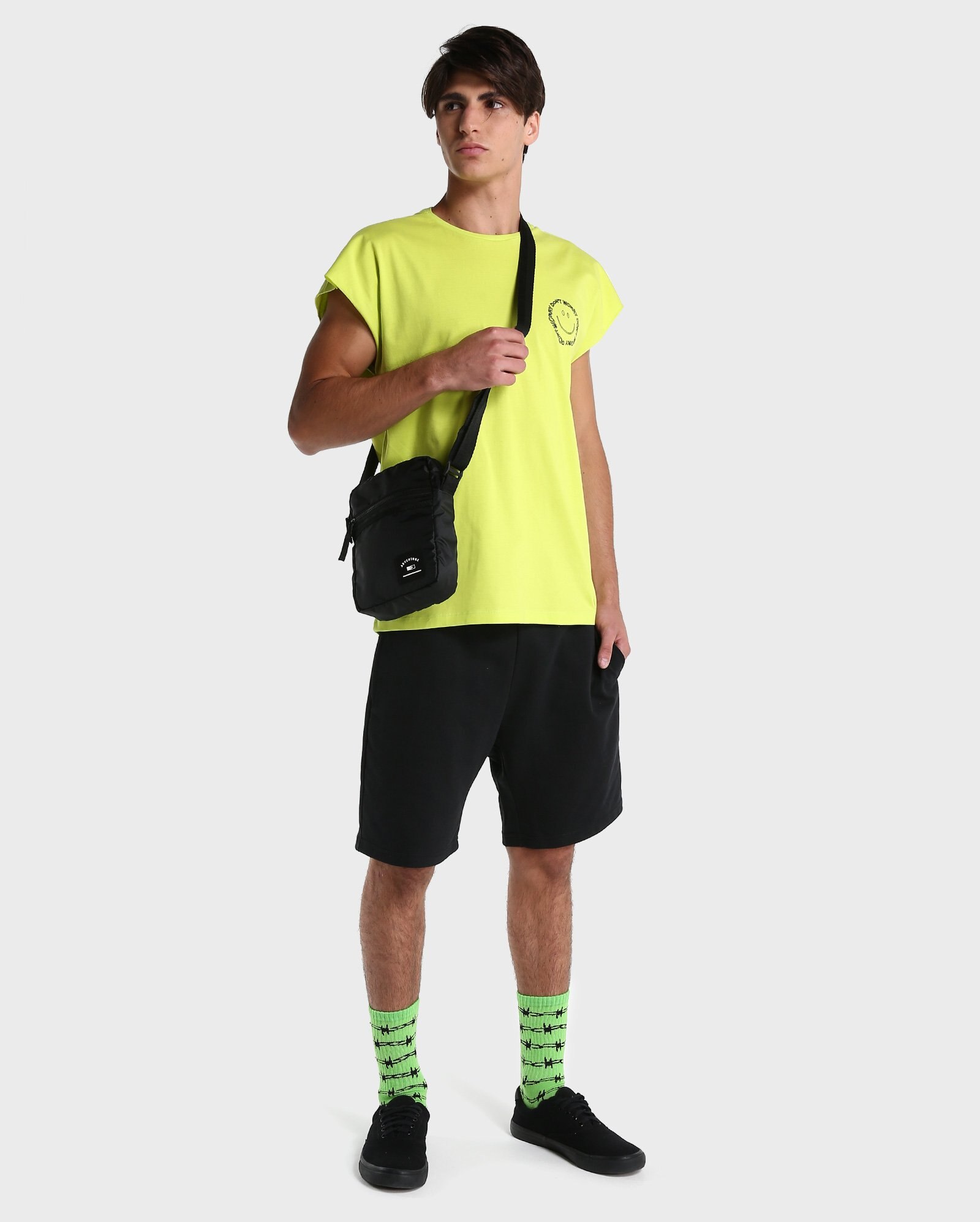 Riachuelo | Bermuda Elástico Moletom - Preto