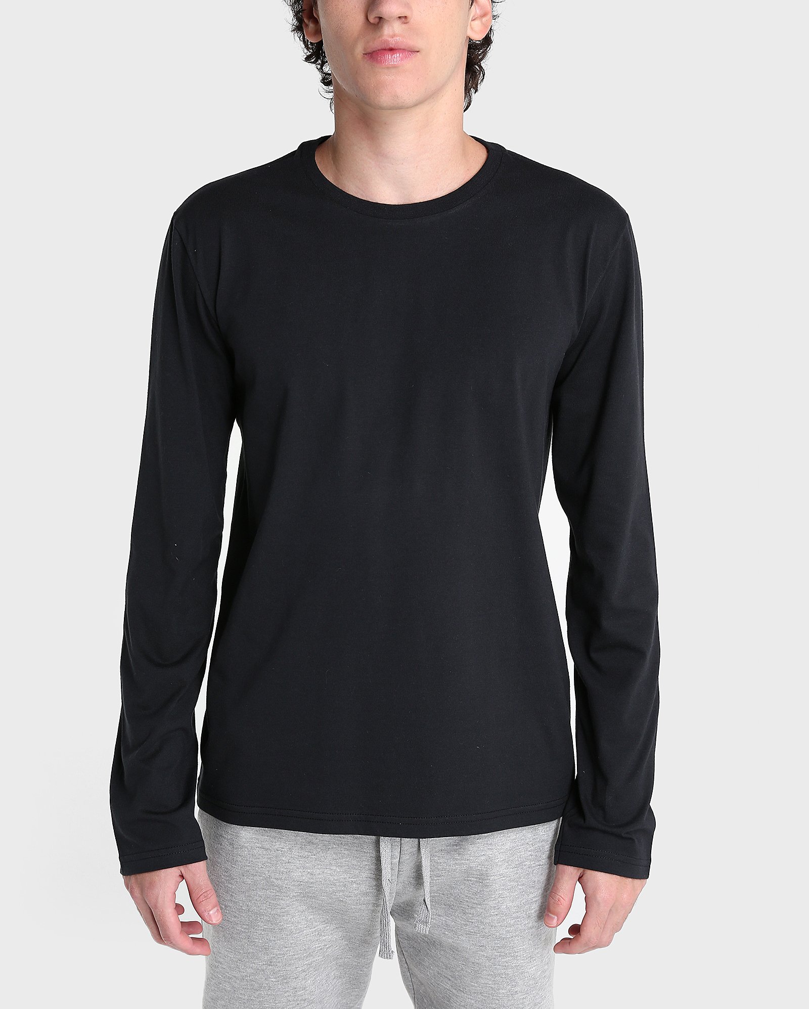 Riachuelo | Camiseta Malha Manga Longa - Preto