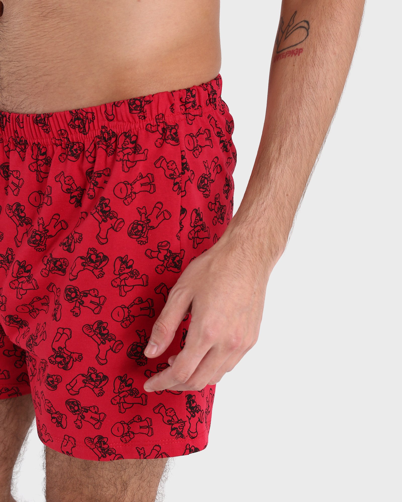 Riachuelo | Cueca Samba Canção Super Mario - Vermelho