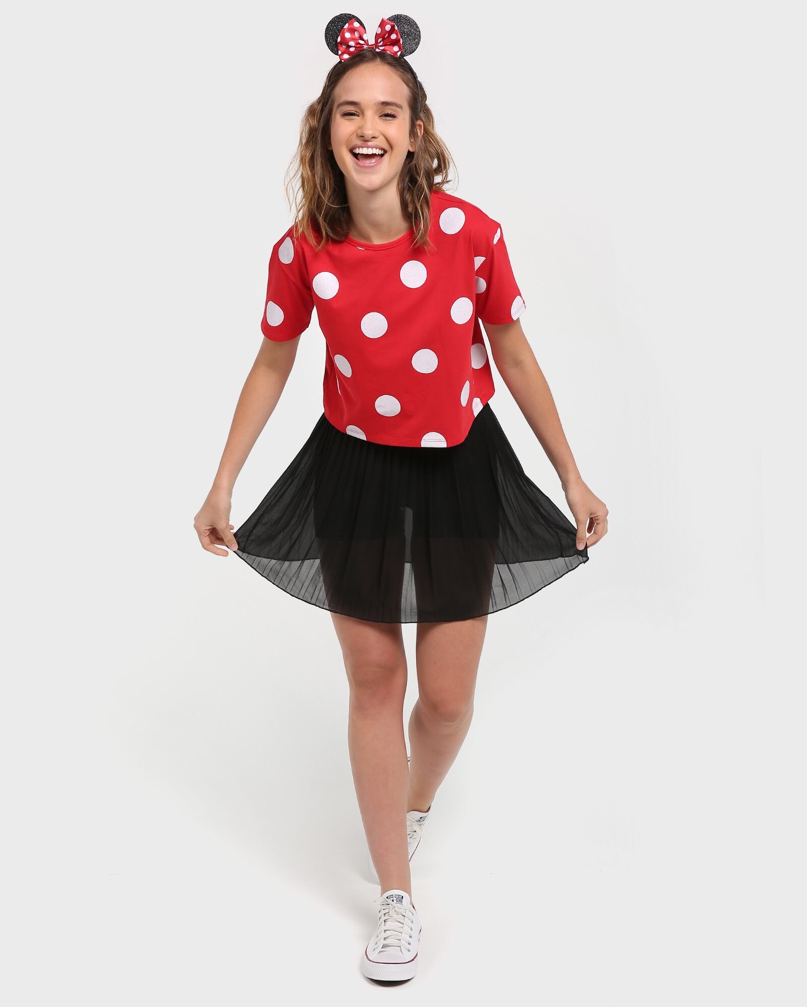 Riachuelo | Camiseta + Tiara Minnie Carnaval