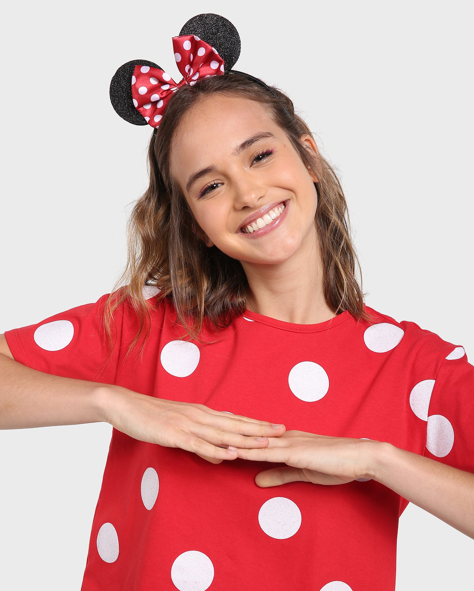 Riachuelo | Camiseta + Tiara Minnie Carnaval